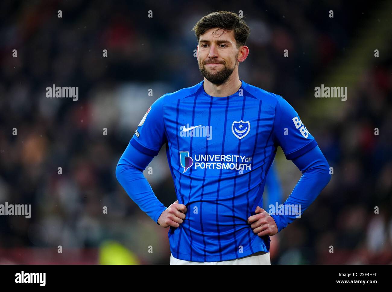 Portsmouth's Callum Lang during the Sky Bet Championship match at ...