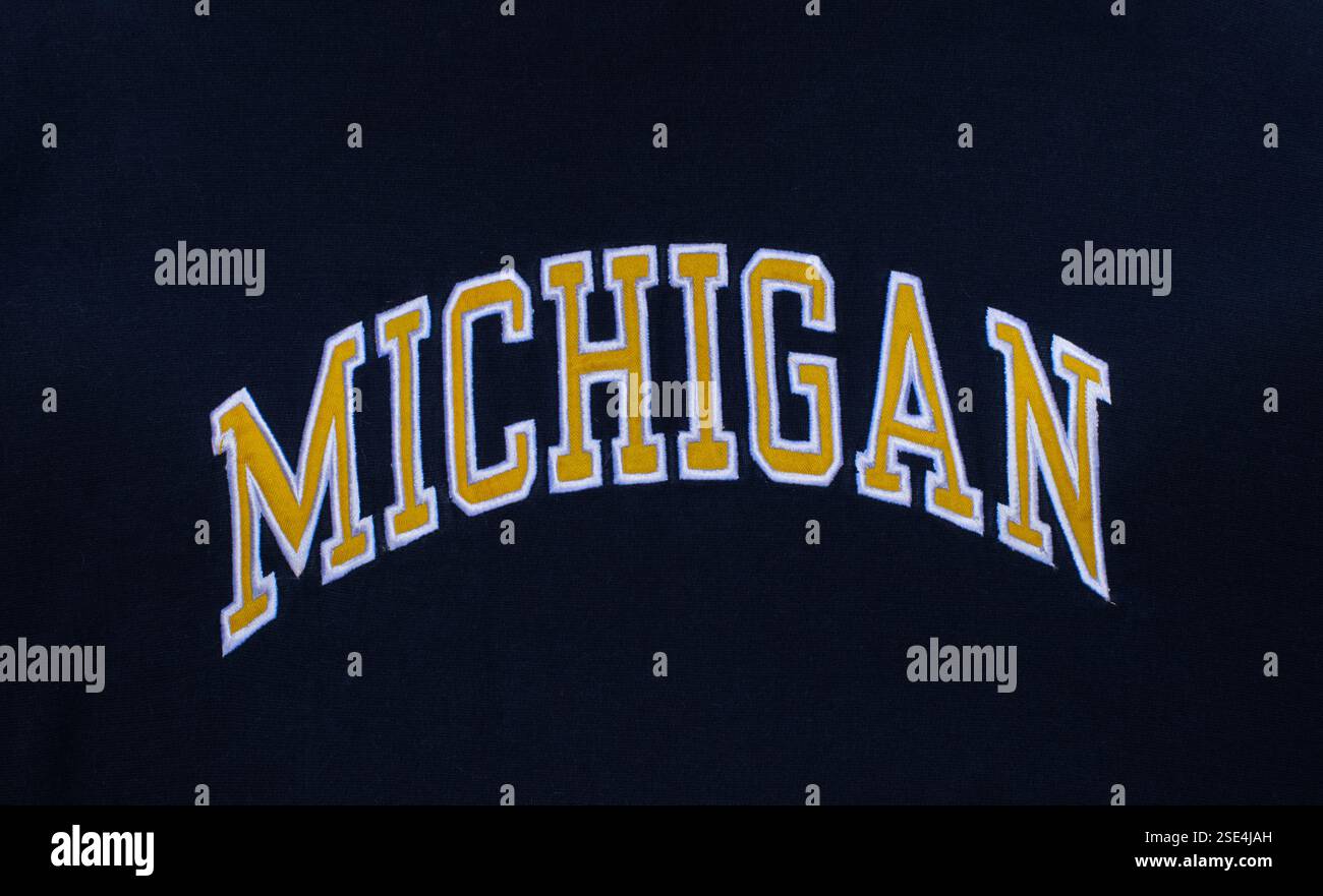 Ann Arbor, MI - November 12, 2024 University of Michigan NCAA college ...