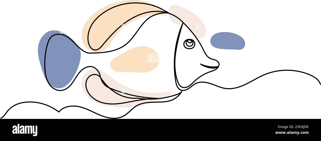 Continuous one line draw Stock Vector Images - Alamy