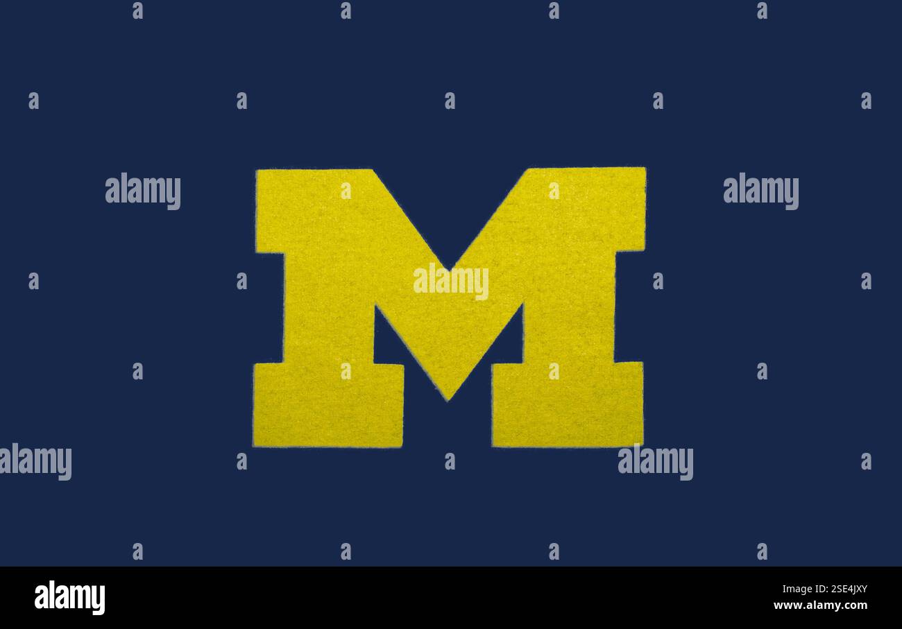 Ann Arbor, MI - November 12, 2024 University of Michigan NCAA college ...