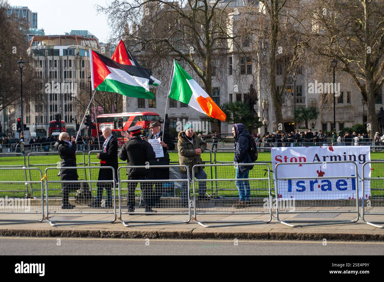 London, UK. 5th February, 2025. Stop Arming Israel protesters in ...