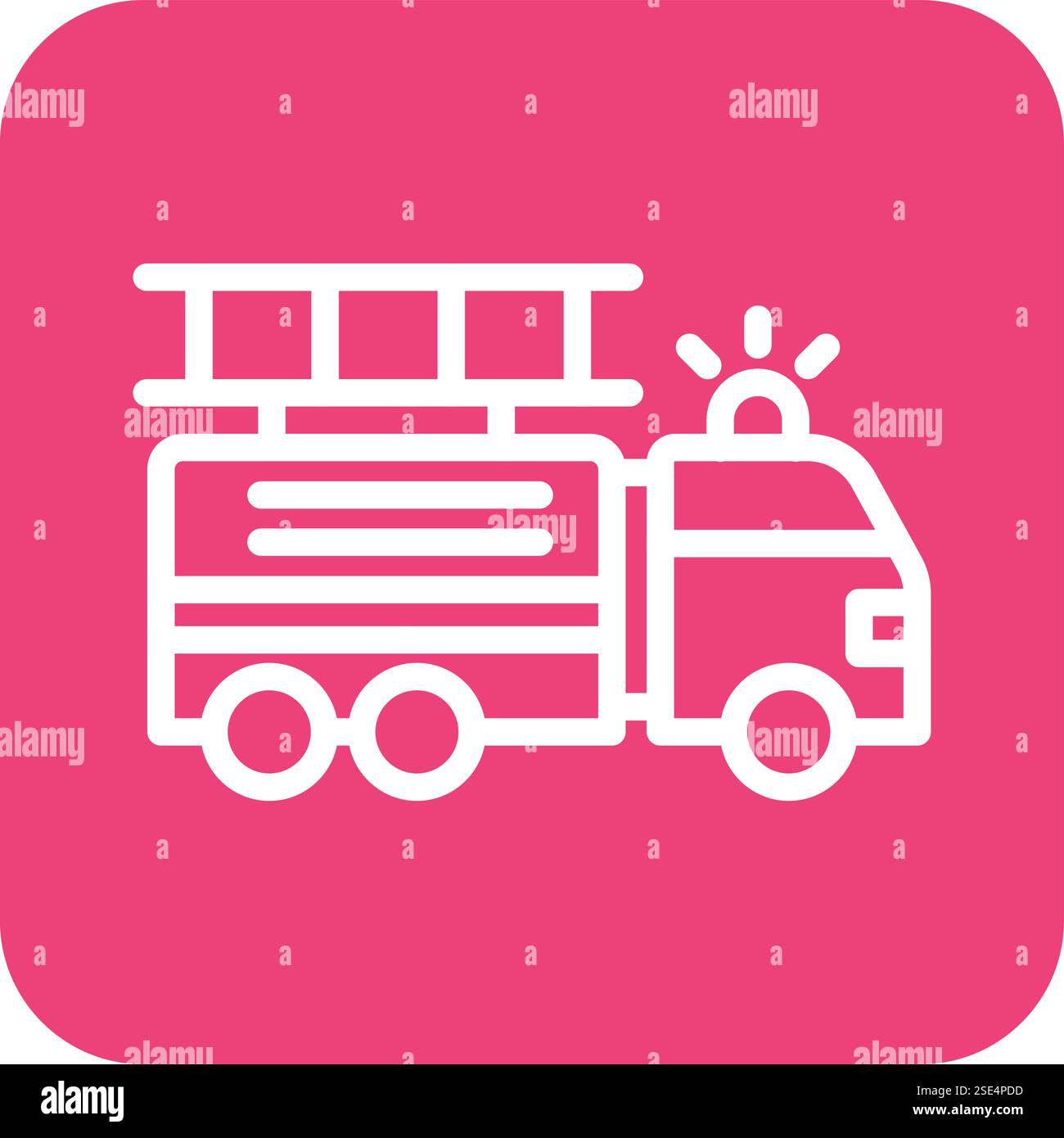 Fire truck Vector Icon Design Illustration Stock Vector Image & Art - Alamy