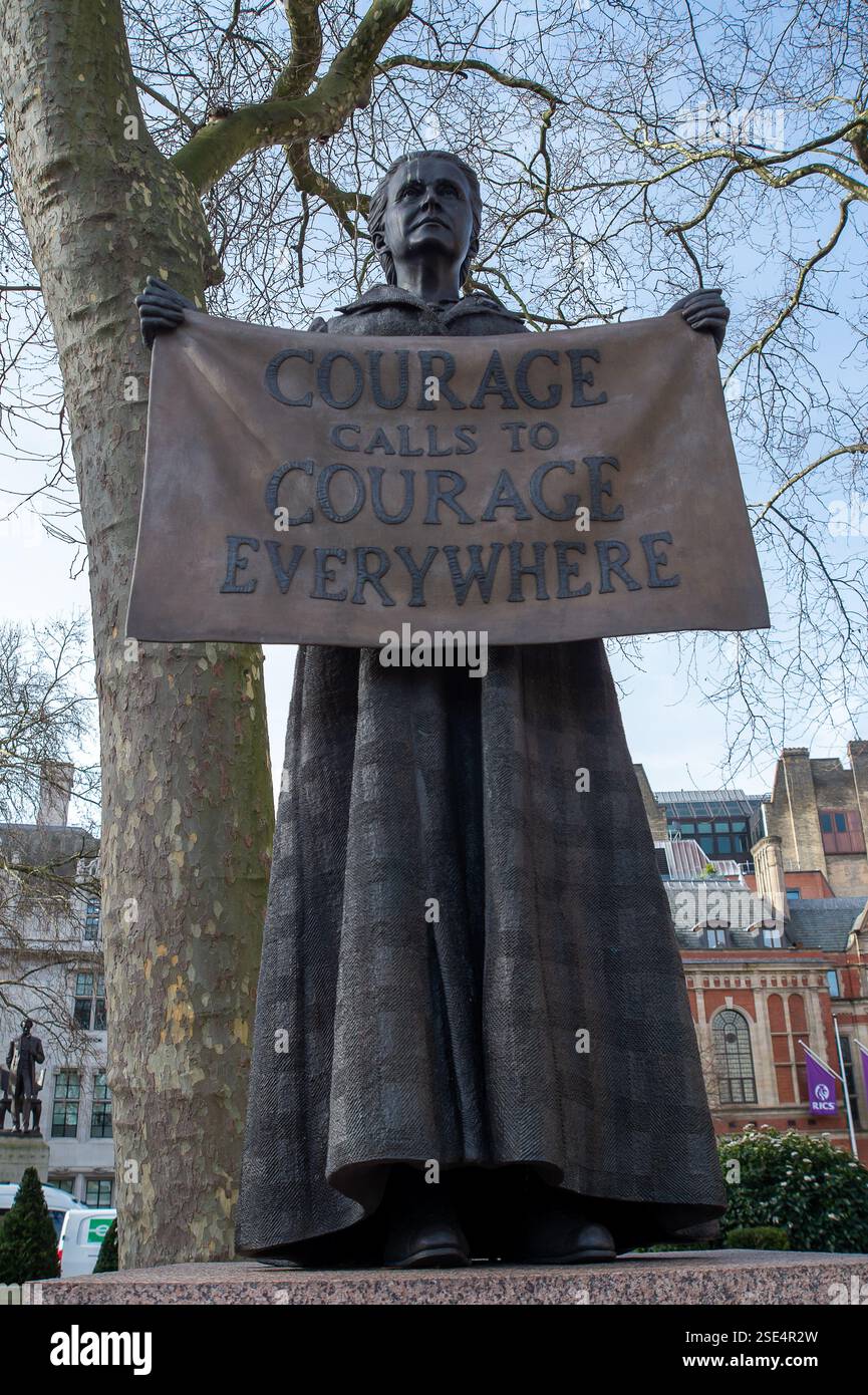 London, UK. 5th February, 2025. The Millicent Garrett Fawcett, Courage ...