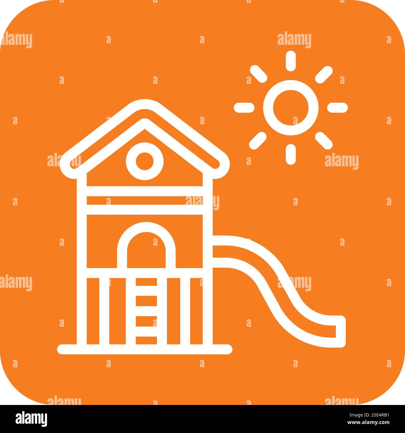 Playground Vector Icon Design Illustration Stock Vector Image & Art - Alamy