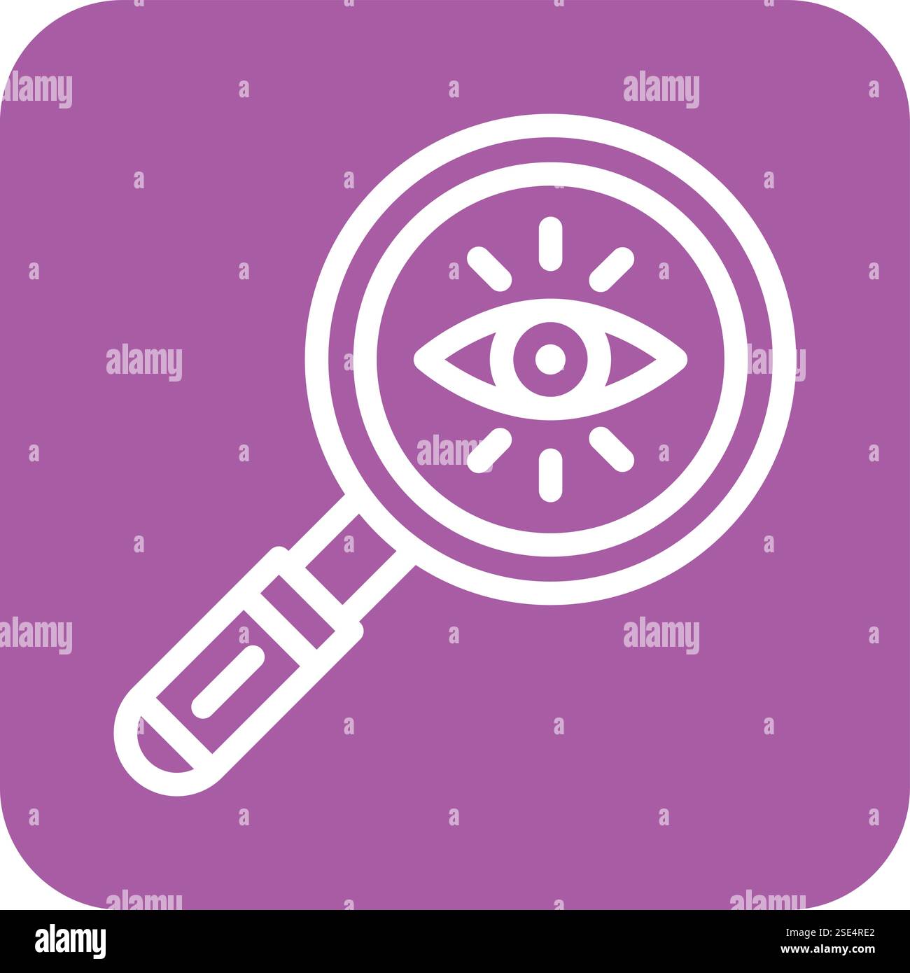 Eye search Vector Icon Design Illustration Stock Vector Image & Art - Alamy
