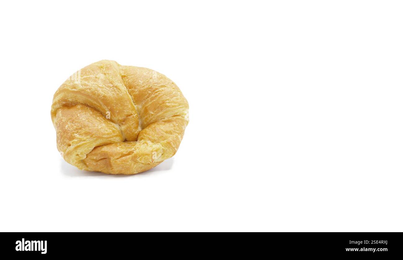 Croissant roll is a French buttery, flaky, viennoiserie puff pastry ...