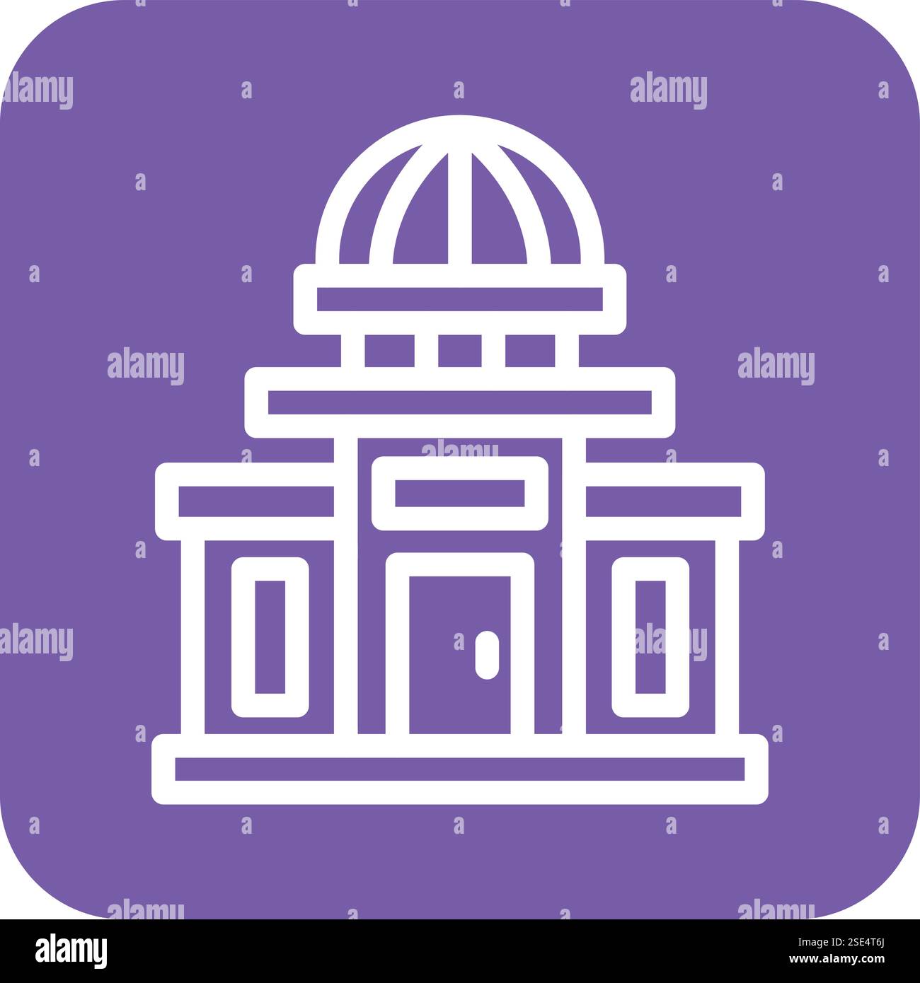 Government building Vector Icon Design Illustration Stock Vector Image ...