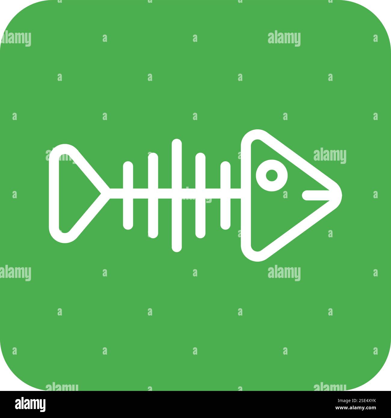 Fish bones icon set Cut Out Stock Images & Pictures - Alamy