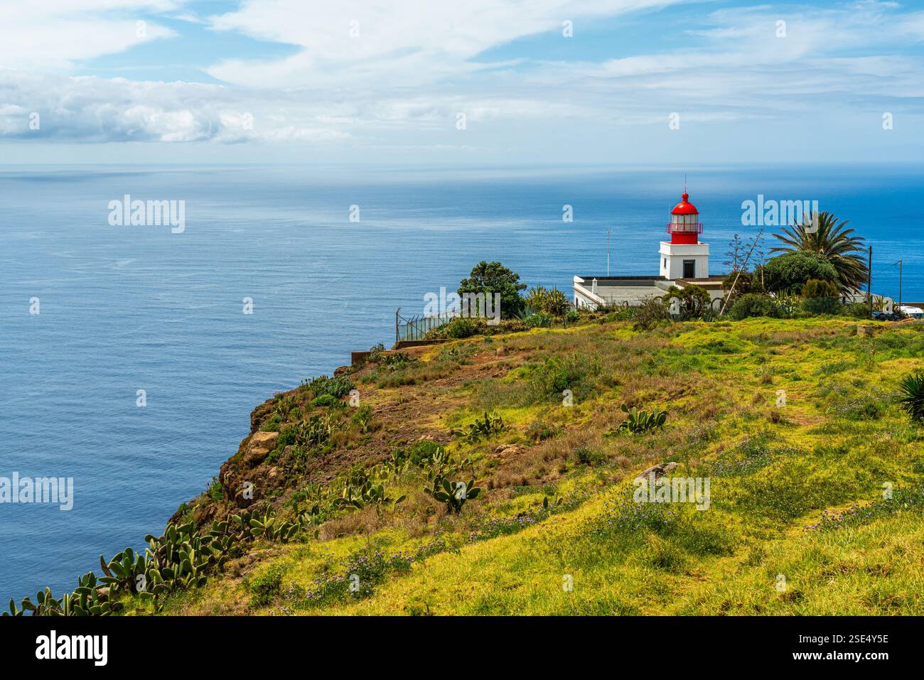 Scenic panoramic view at Ponta do Pargo, famous destination on Madeira ...