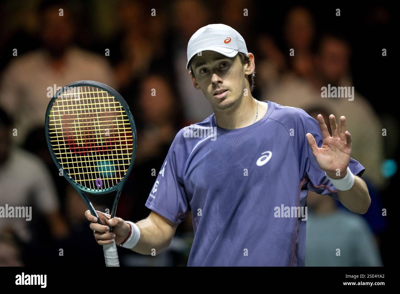 ROTTERDAM - Alex de Minaur (AUS) after his won match against Mattia ...