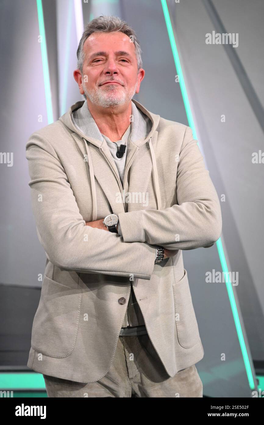 Milan, Italy. 08th Feb, 2025. Milan, TV -TALK RAI 3 television ...