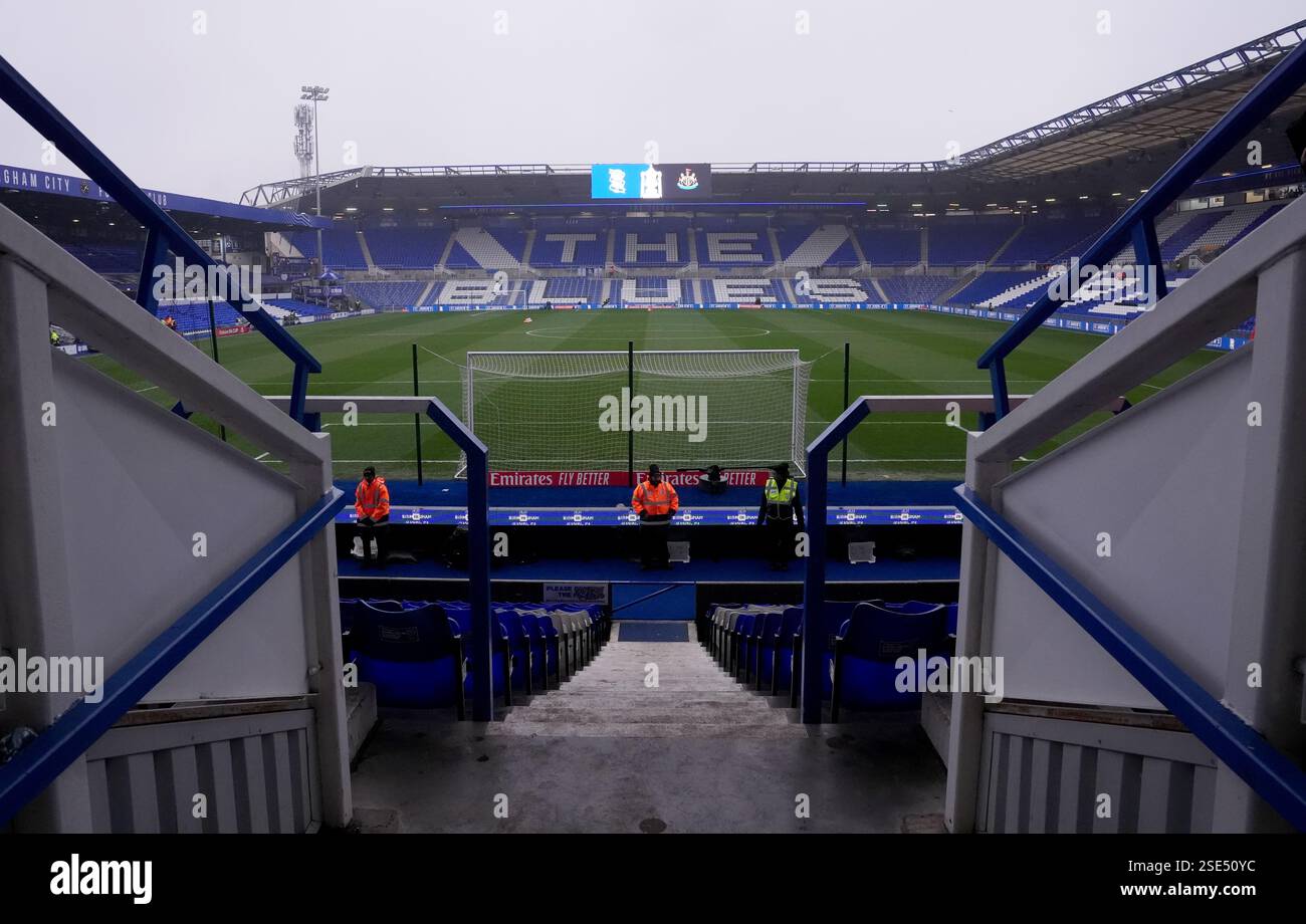A general view of the ground ahead of the Emirates FA Cup fourth round ...