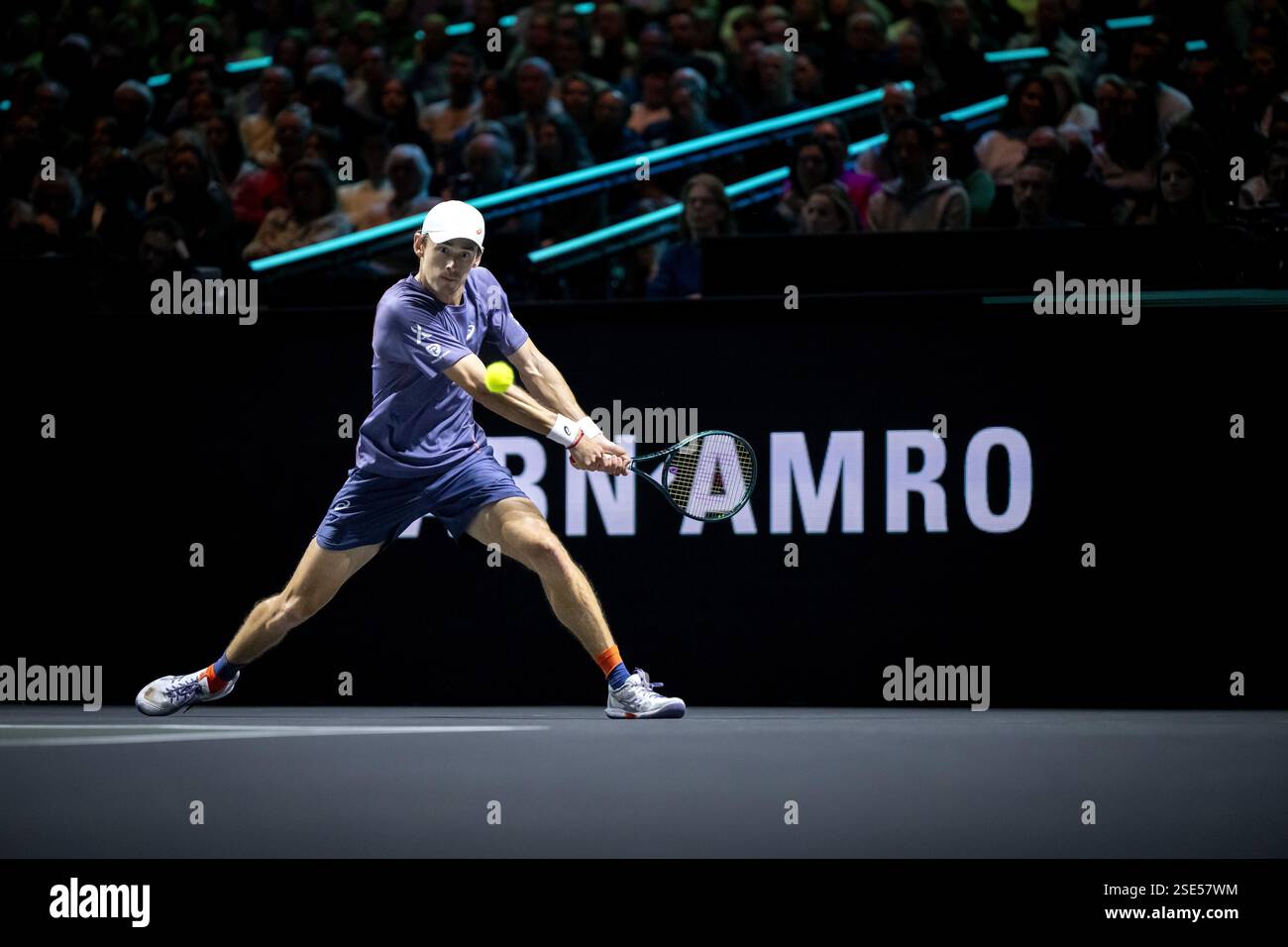 ROTTERDAM - Alex de Minaur (AUS) in action against Mattia Bellucci (ITA ...