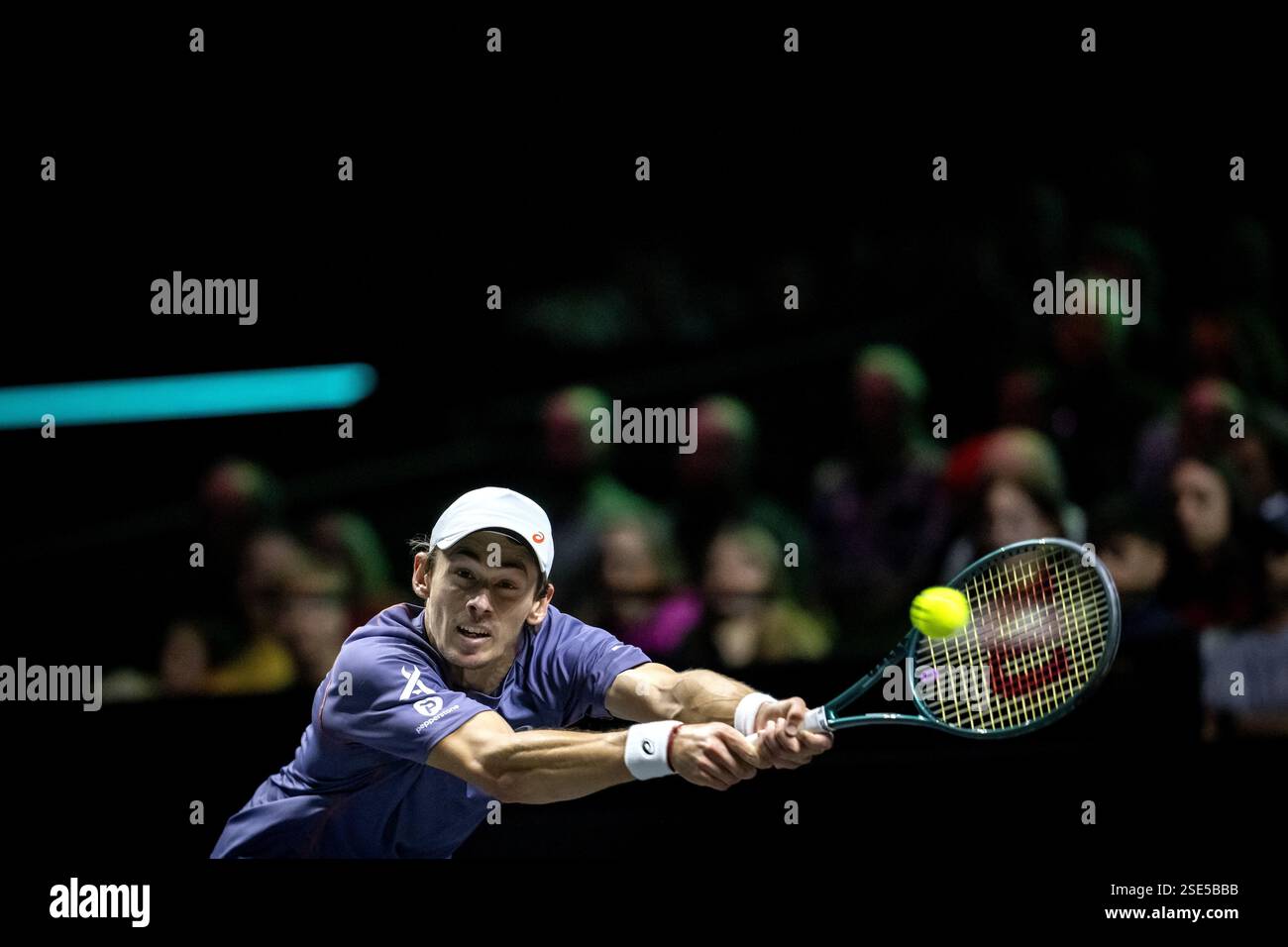 ROTTERDAM - Alex de Minaur (AUS) in action against Mattia Bellucci (ITA ...