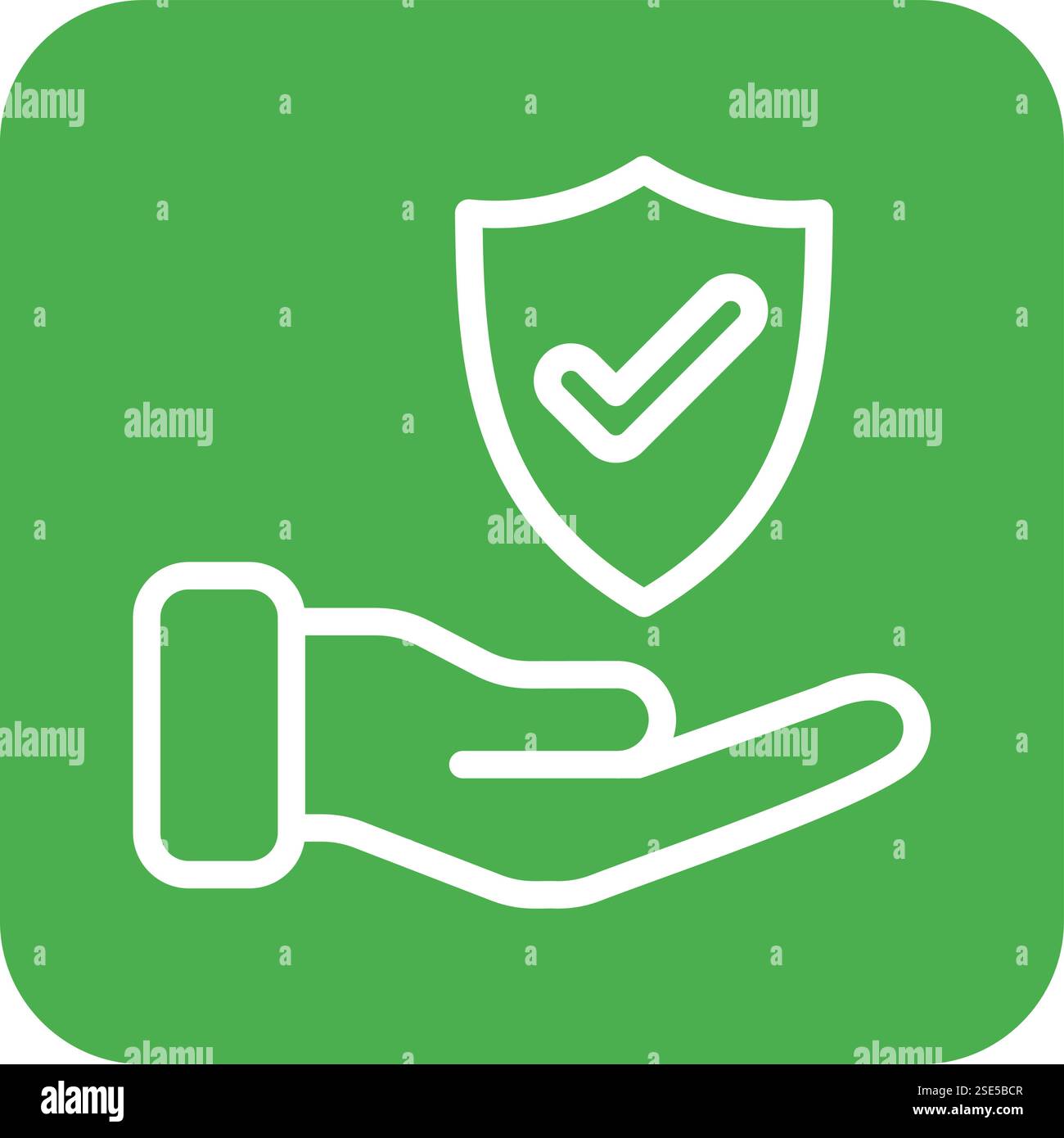 Insurance protection outline icon Cut Out Stock Images & Pictures - Alamy