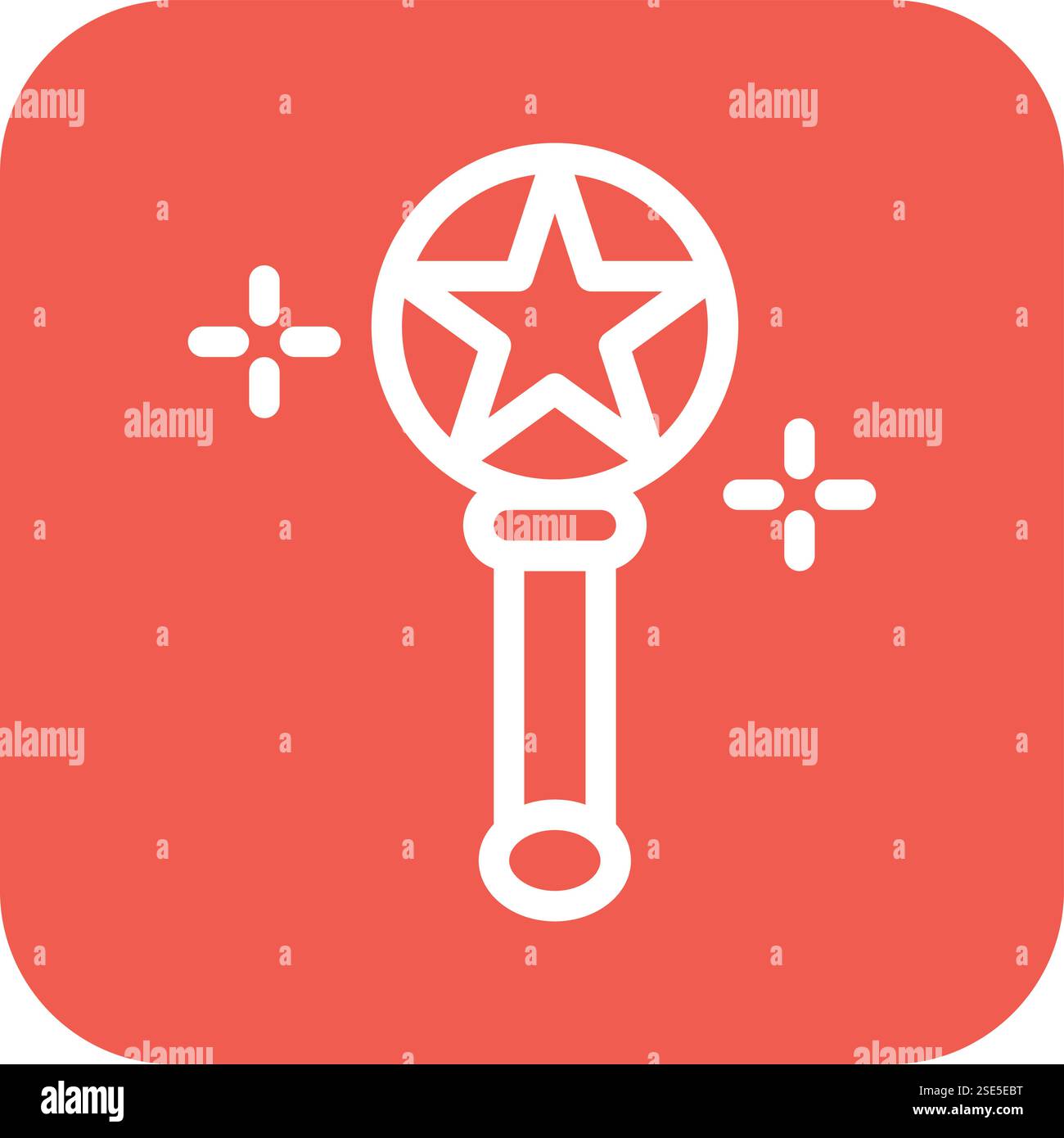 Magic wand Vector Icon Design Illustration Stock Vector Image & Art - Alamy