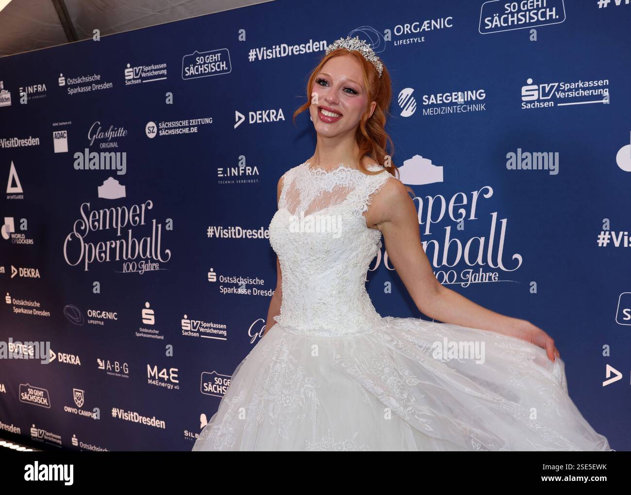 Anna Ermakova beim 17. SemperOpernball 2025 in der Semper Oper. Dresden ...