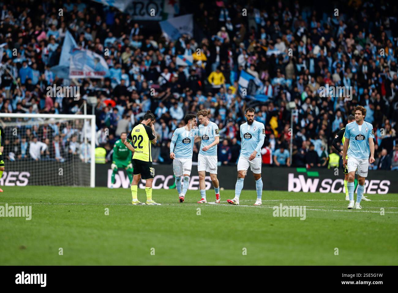 Williot Swedberg of Celta de Vigo celebrates a goal during the Spanish ...