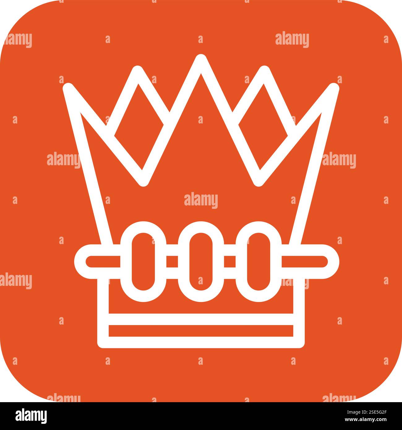 Crown Vector Icon Design Illustration Stock Vector Image & Art - Alamy