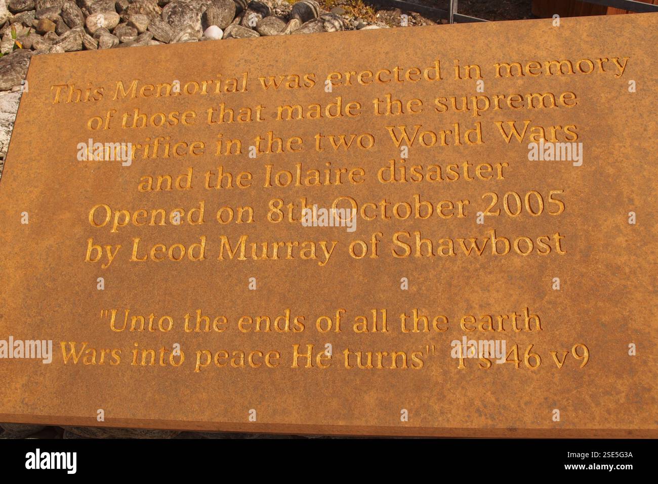 A war memorial and a maratime disaster memorial set in the village of ...