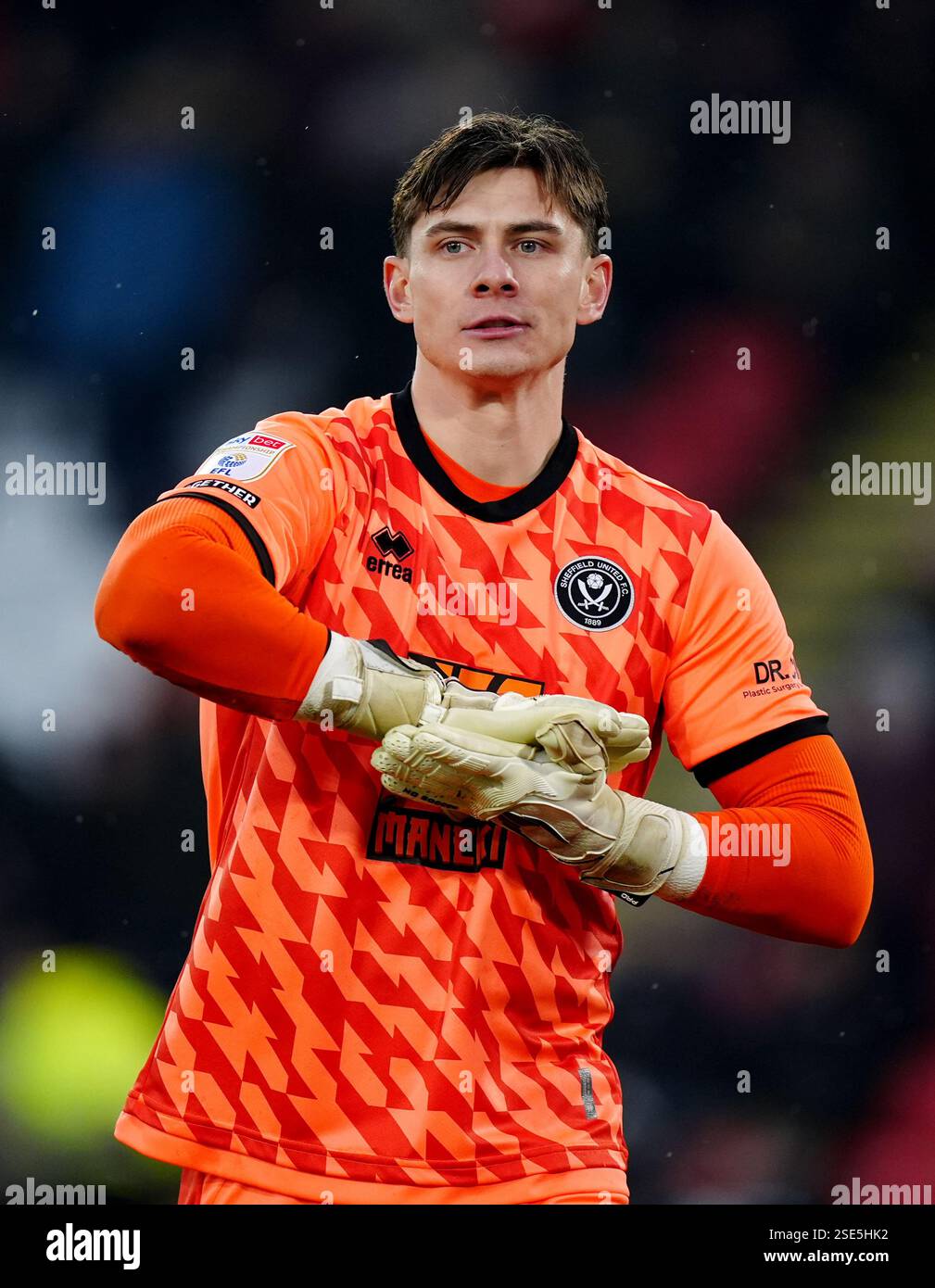 Sheffield United goalkeeper Michael Cooper during the Sky Bet ...