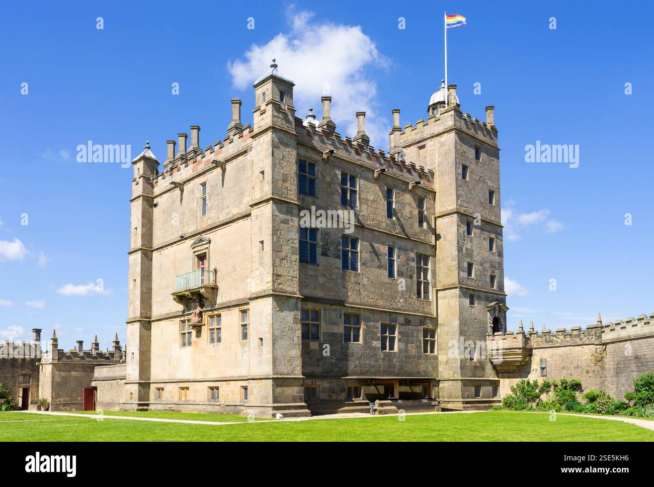 Bolsover castle The Little castle and Fountain garden Bolsover ...