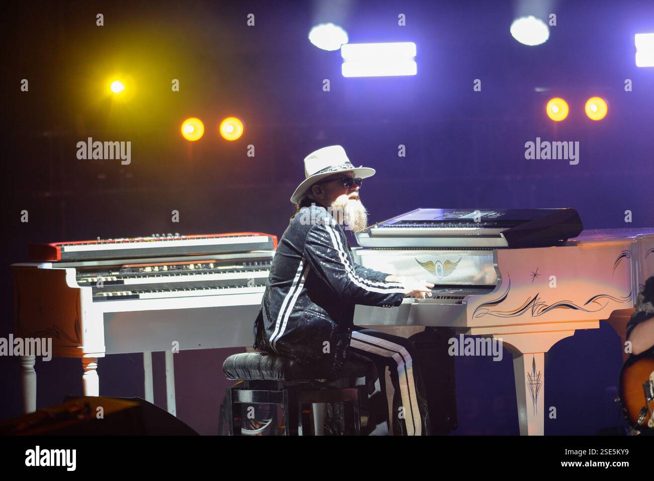 Hollywood, USA. 07th Feb, 2025. Peter Keys performs with Lynyrd Skynyrd ...