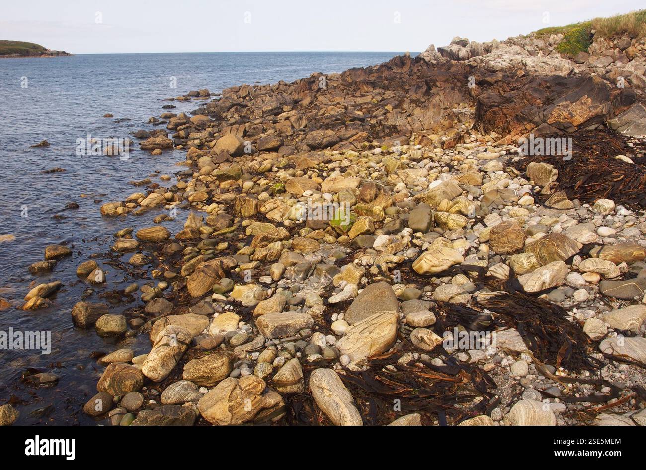 The coast at Bragar on the Isle of Lewis, Outer Hebrides, Scotland UK ...