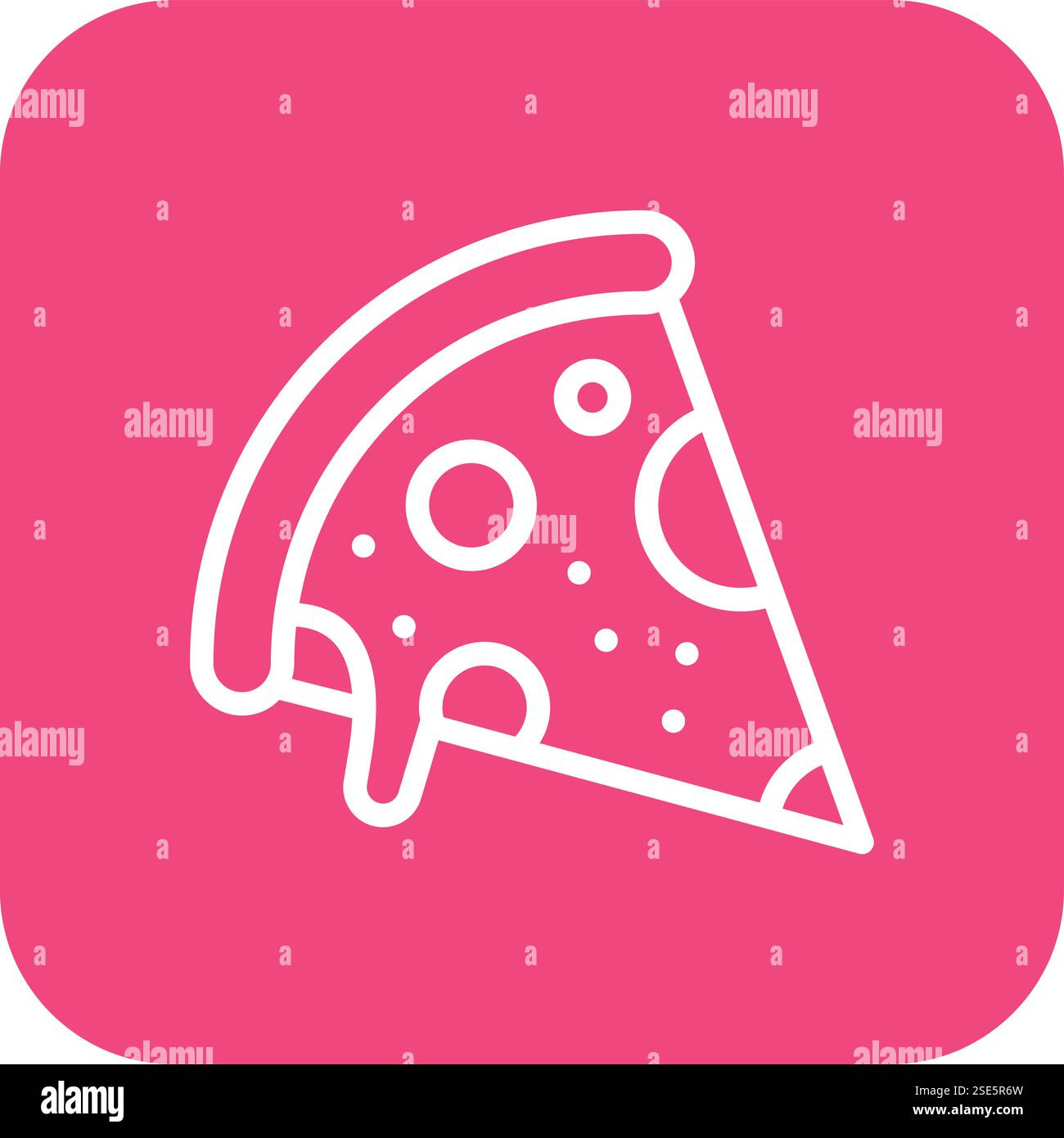 Pizza Vector Icon Design Illustration Stock Vector Image & Art - Alamy