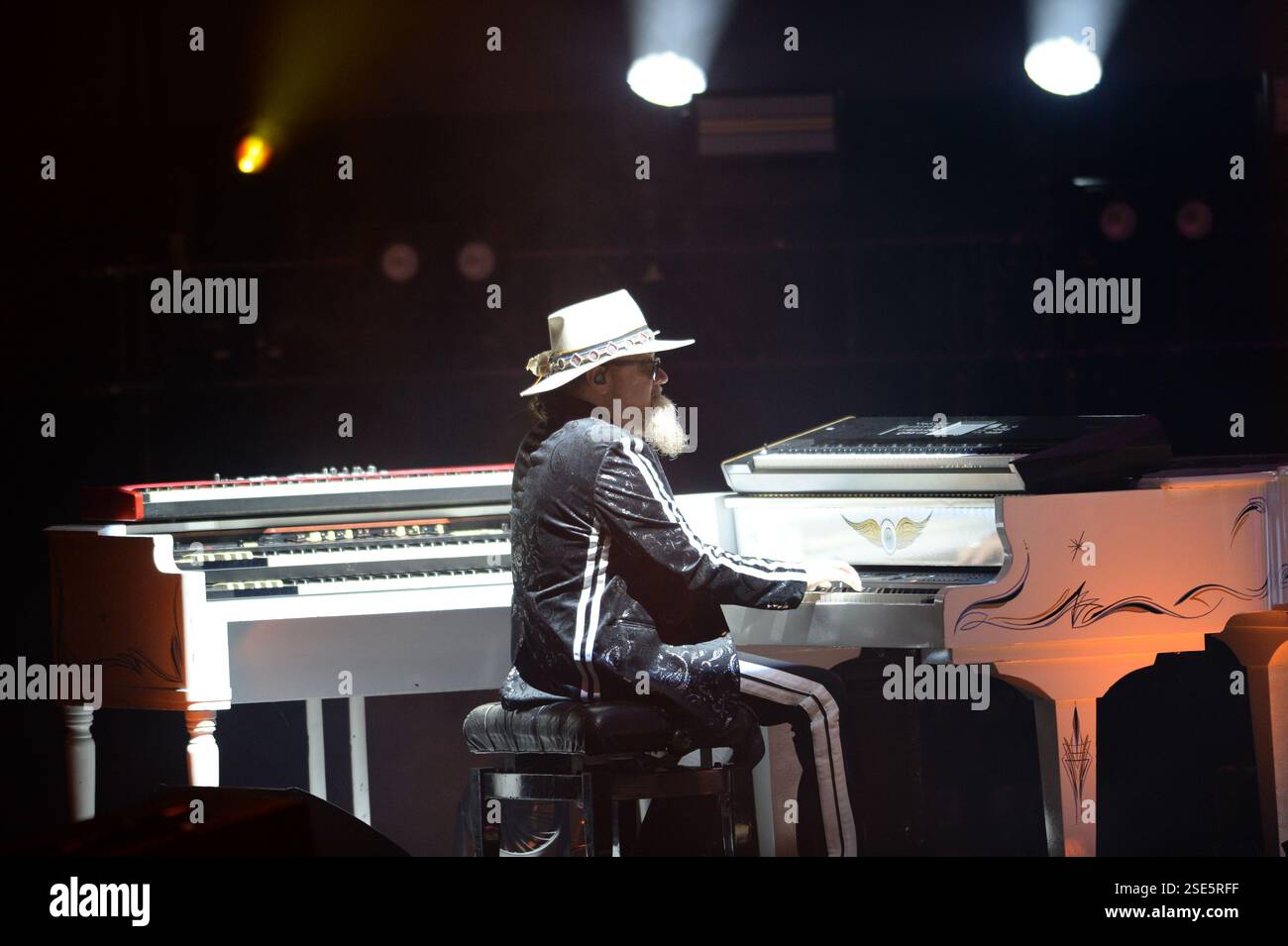 Hollywood, USA. 07th Feb, 2025. Peter Keys performs with Lynyrd Skynyrd ...