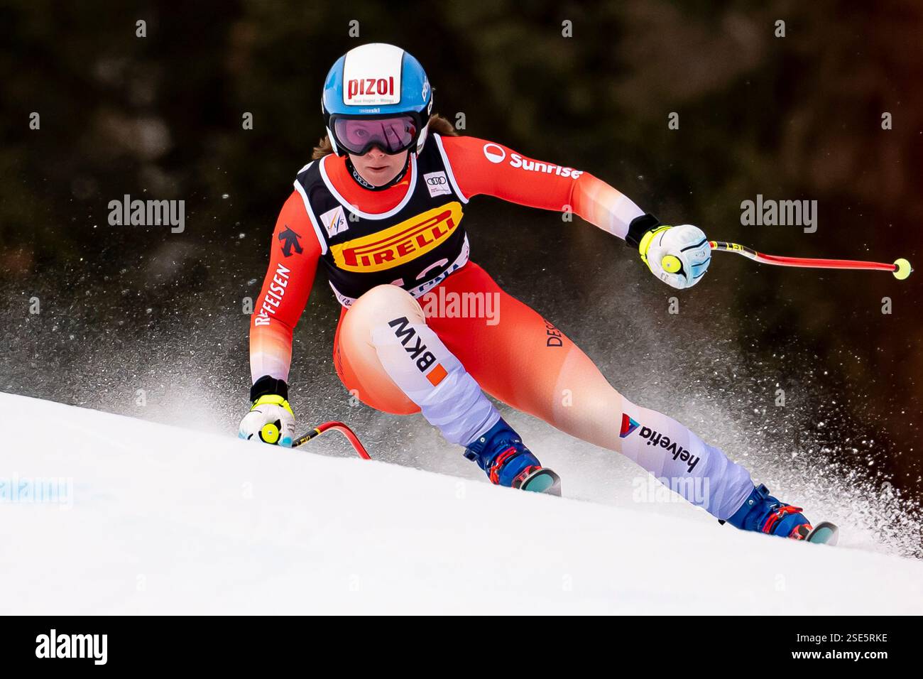 Cortina d’Ampezzo, Italy 19 January 2025. SCHMITT Janine (SUI ...