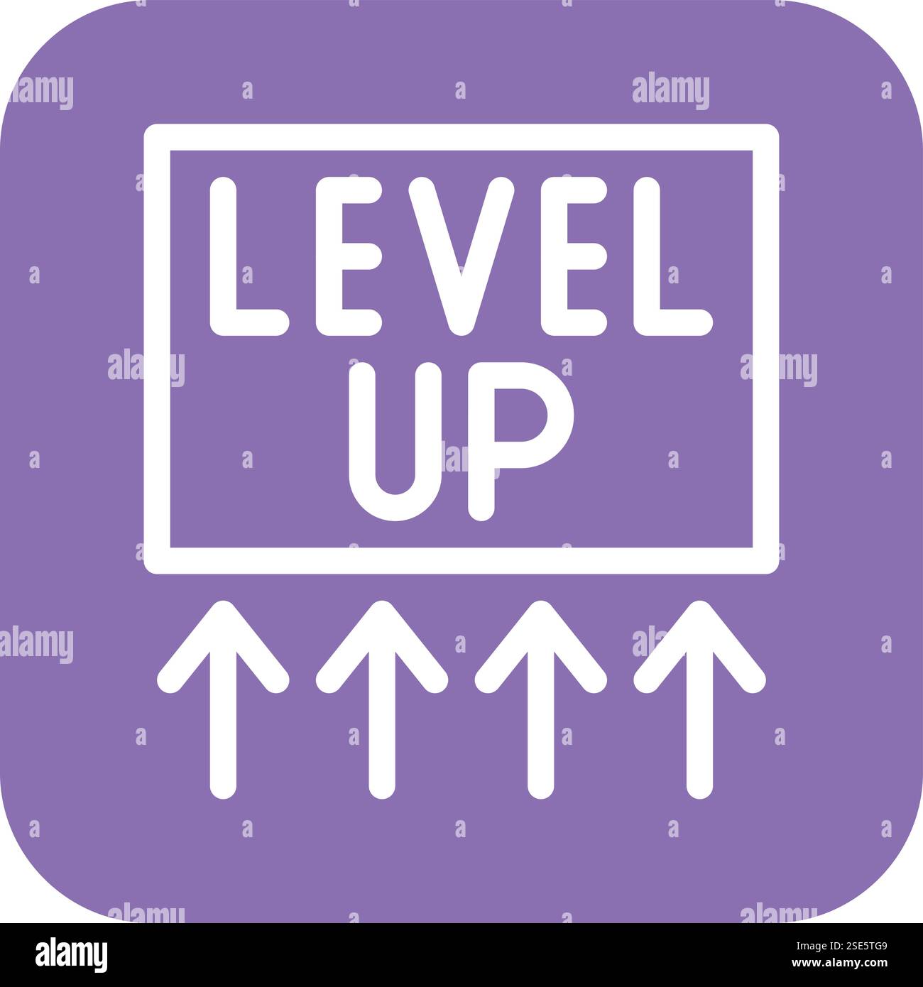 Level up Vector Icon Design Illustration Stock Vector Image & Art - Alamy
