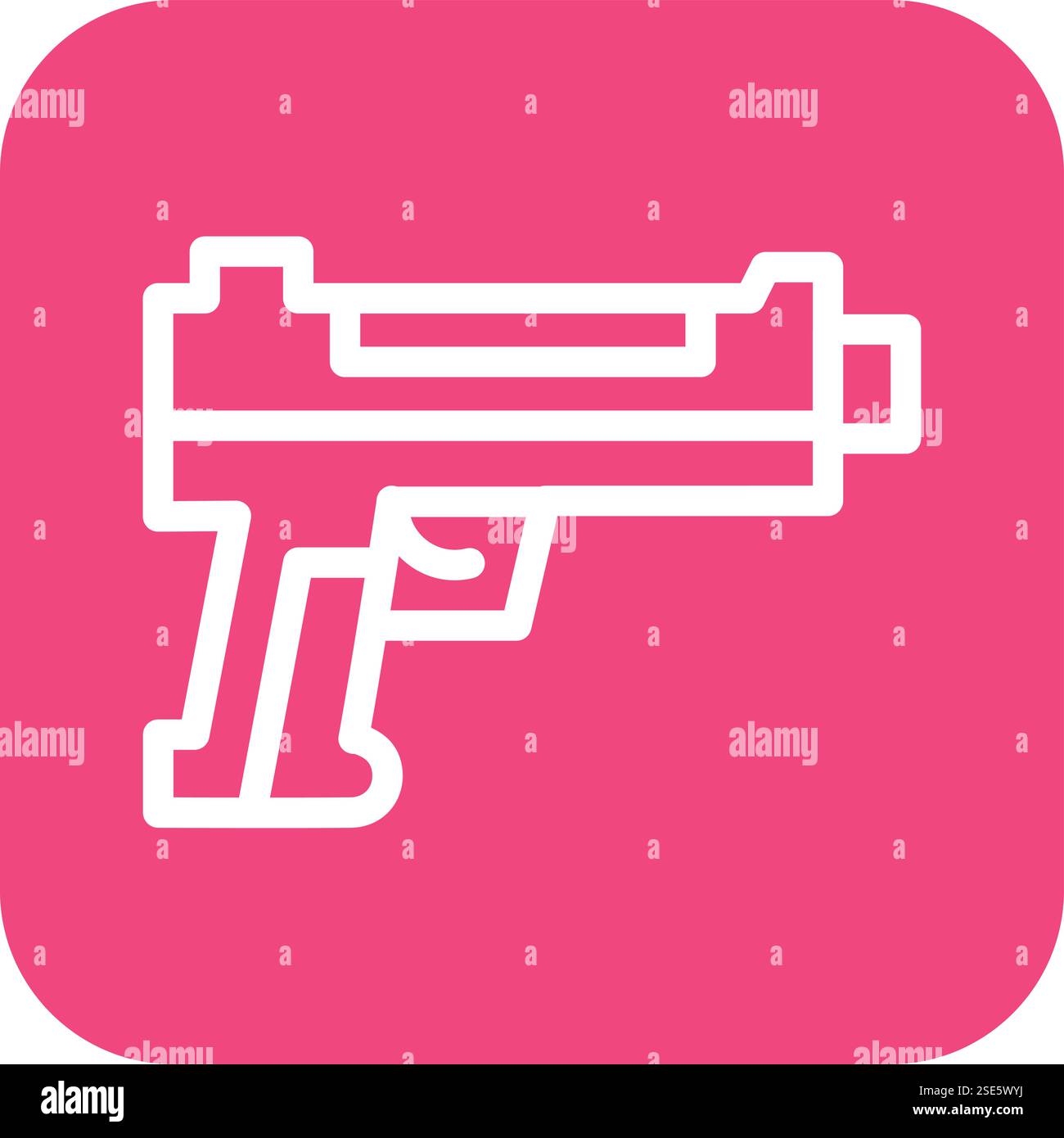 Pistol Vector Icon Design Illustration Stock Vector Image & Art - Alamy