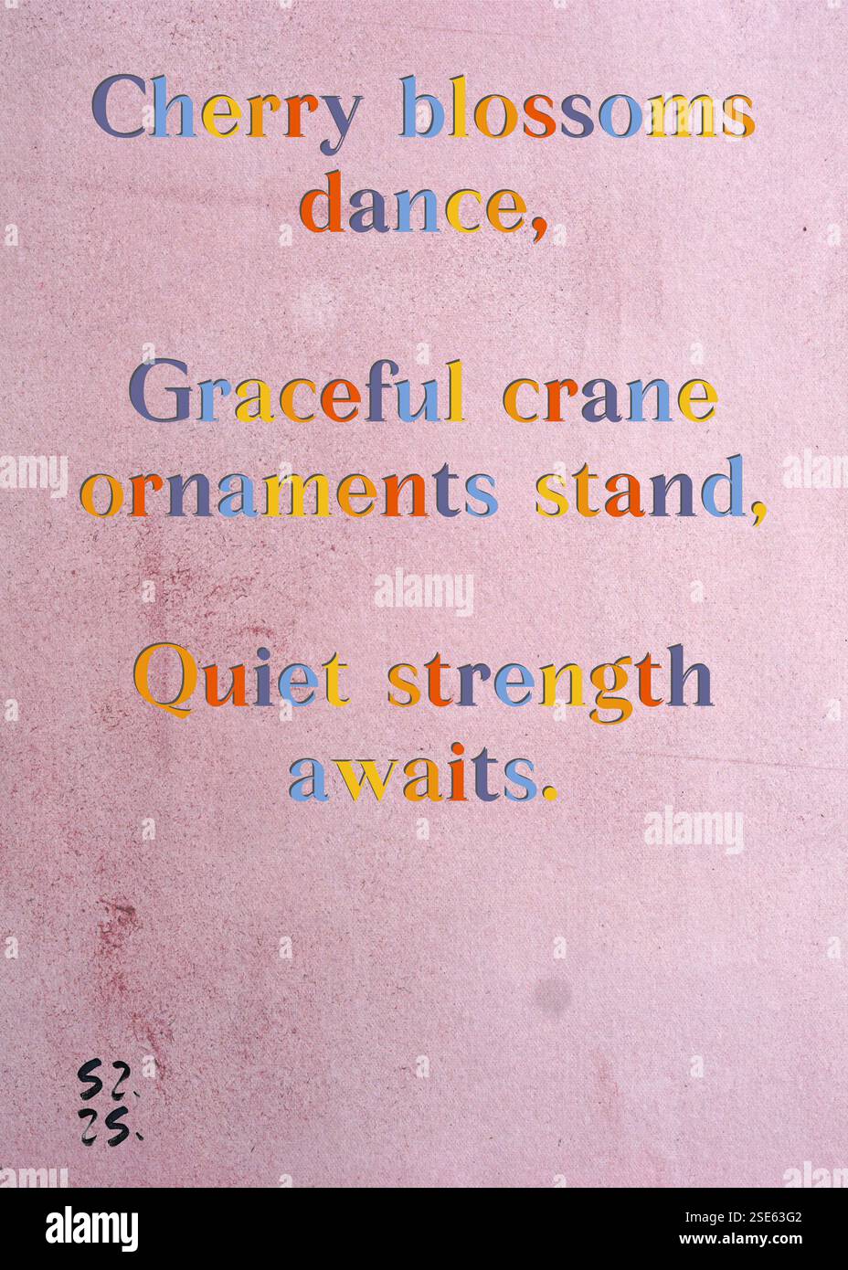 Cherry blossoms dance, Graceful crane ornaments stand, Quiet strength ...