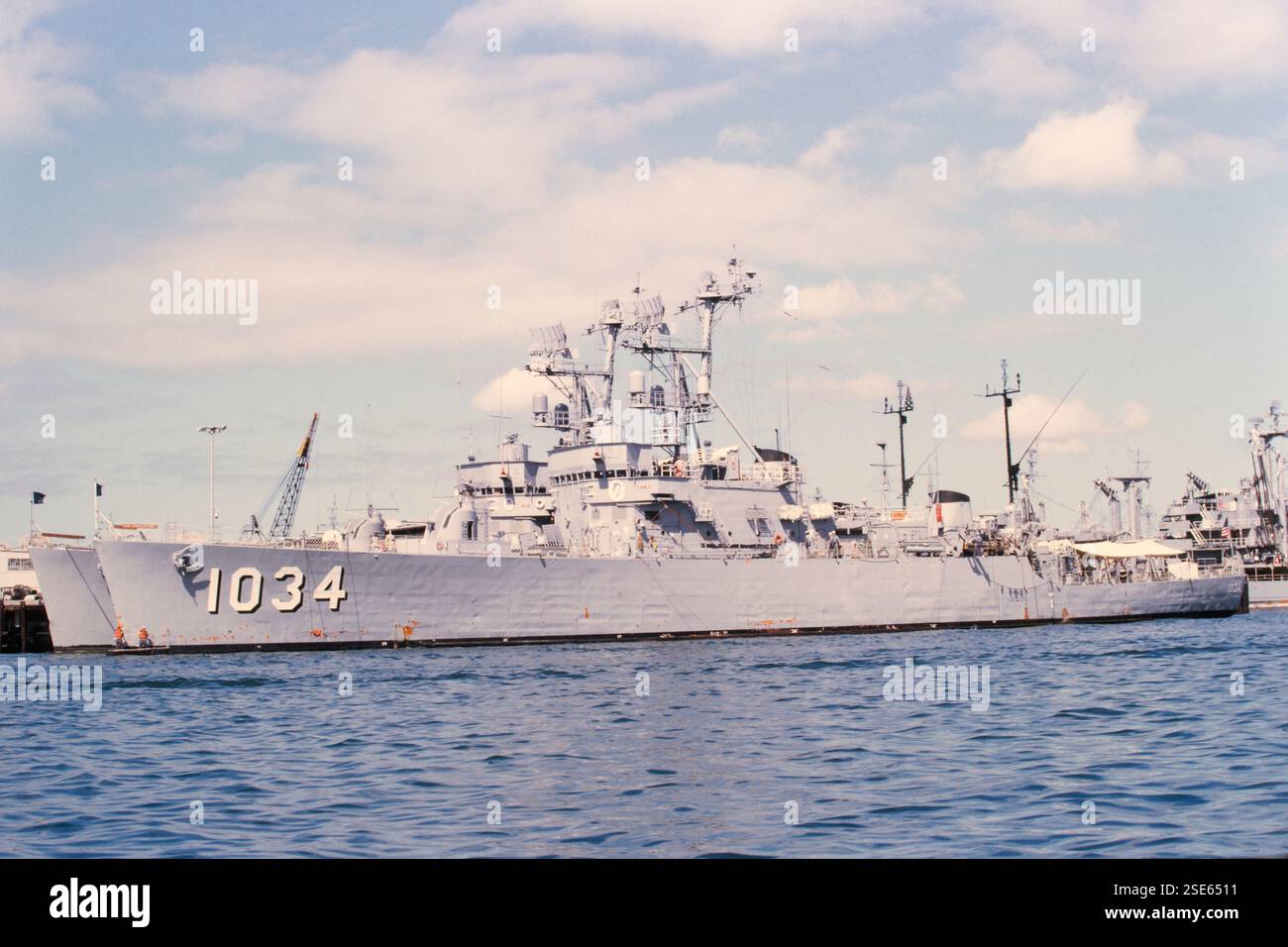 USS John R. Perry a Claud Jones class destroyer escort, Pearl Harbor ...