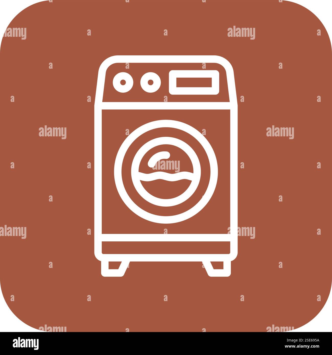 Washing machine Vector Icon Design Illustration Stock Vector Image ...