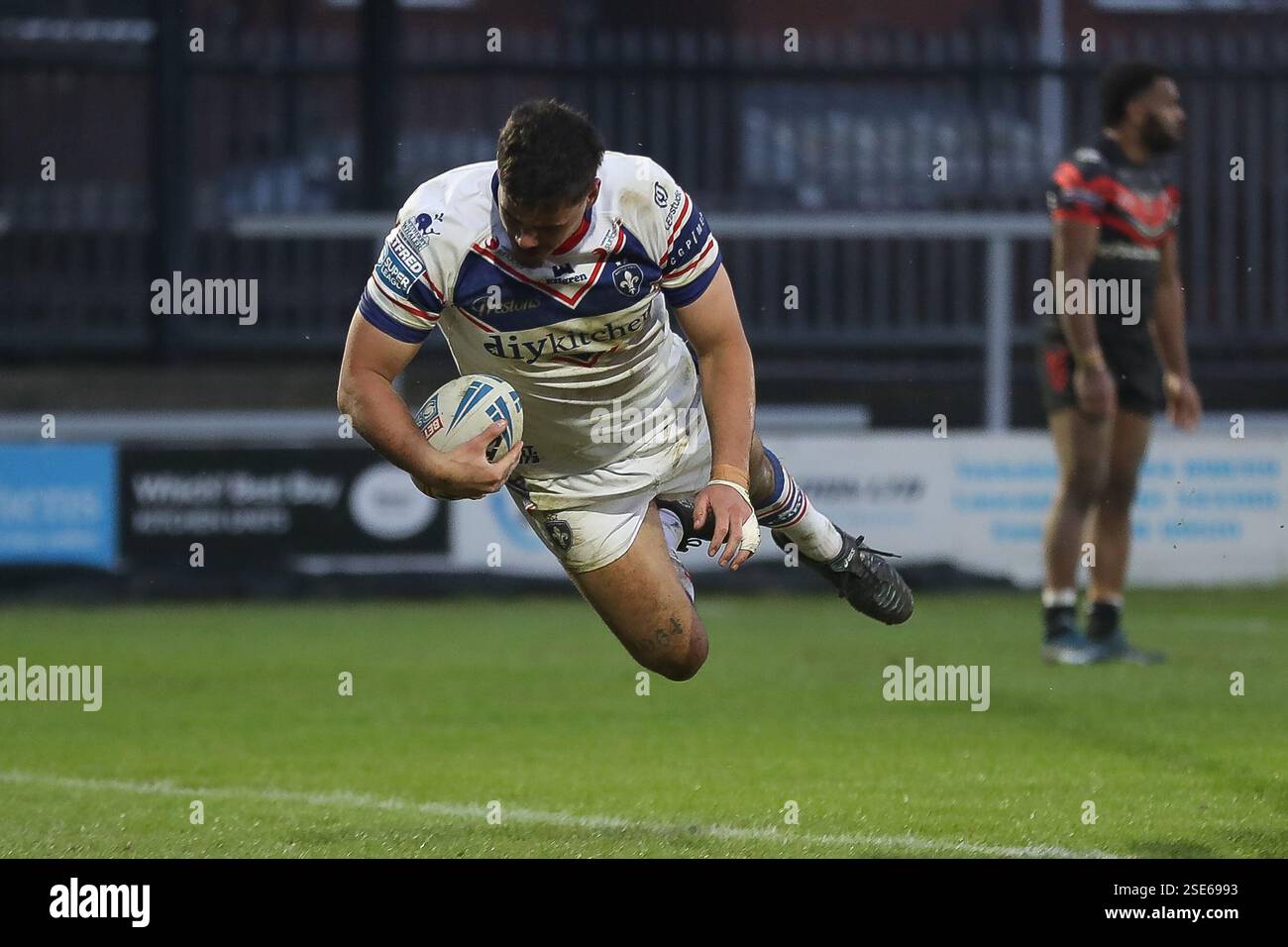Try Wakefield Caleb Hamlin-Uele lands his hatrick*** during the ...