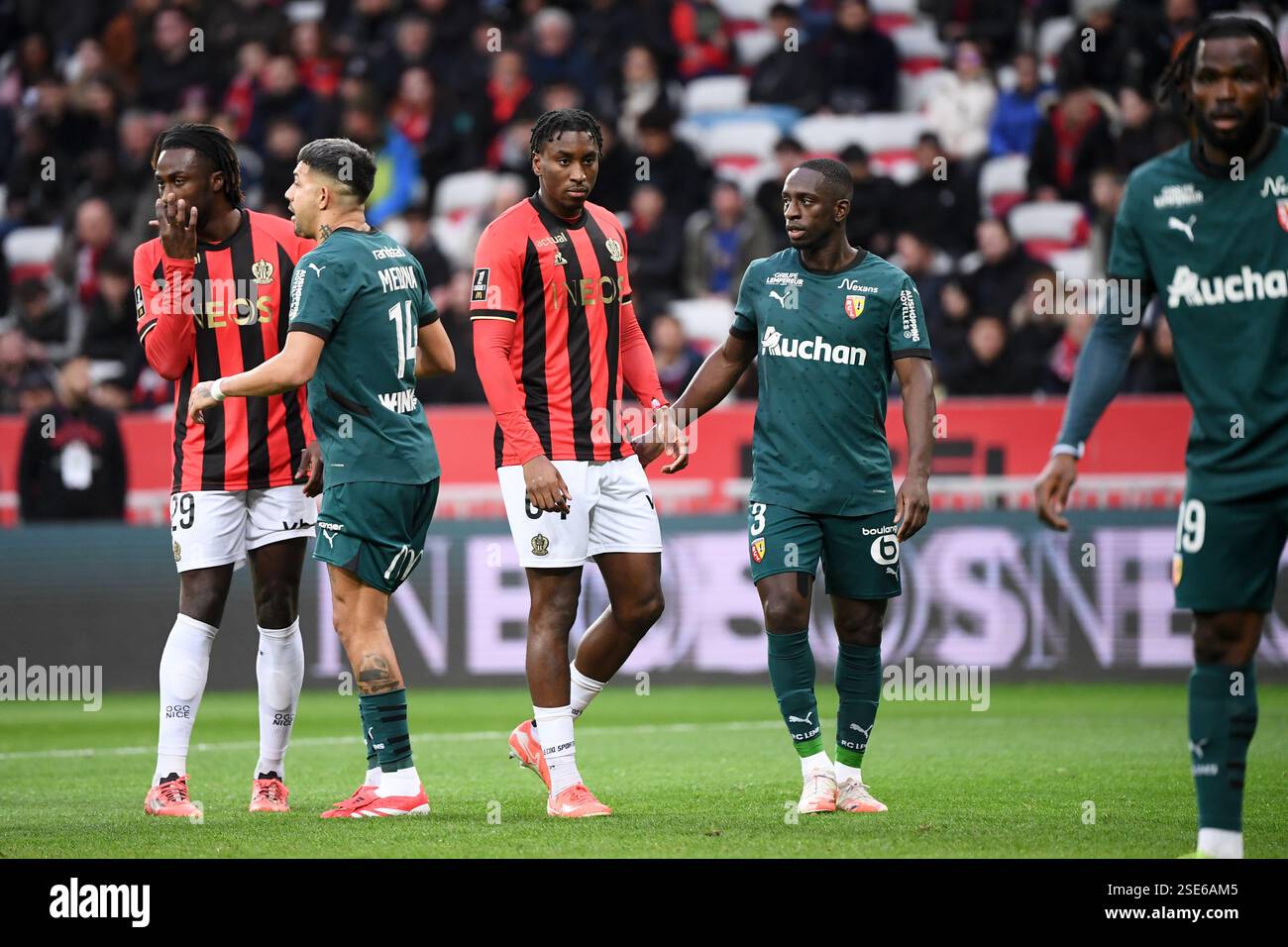 France. 08th Feb, 2025. Nice, France. 08th Feb, 2025. 64 Moise BOMBITO ...