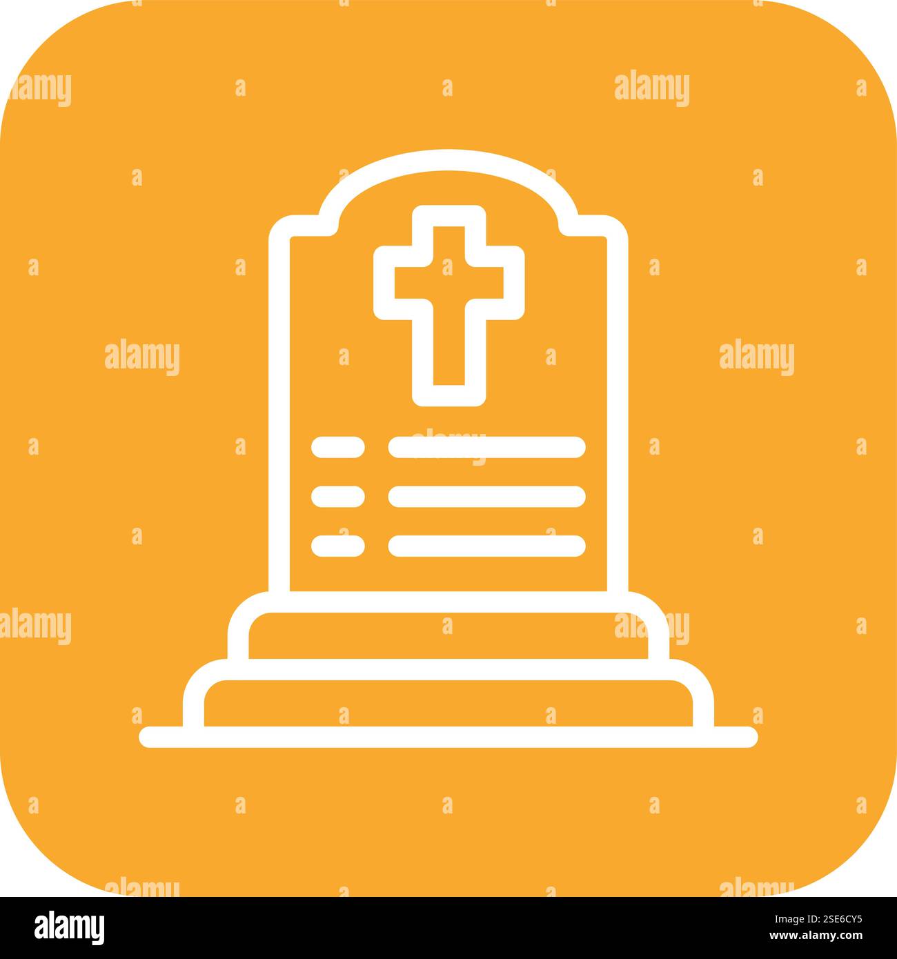 Cemetery Vector Icon Design Illustration Stock Vector Image & Art - Alamy