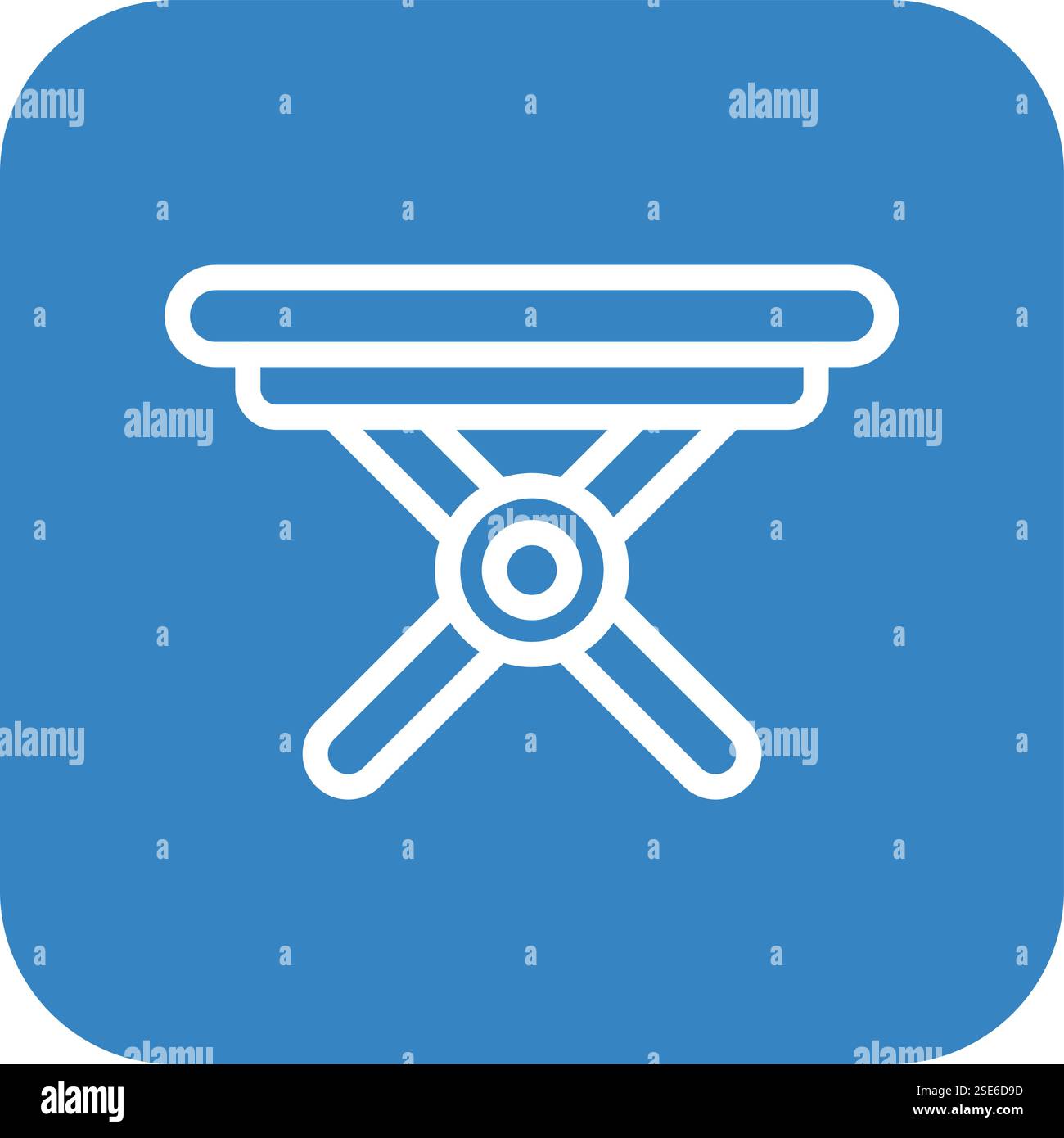 Folding Table Vector Icon Design Illustration Stock Vector Image & Art ...