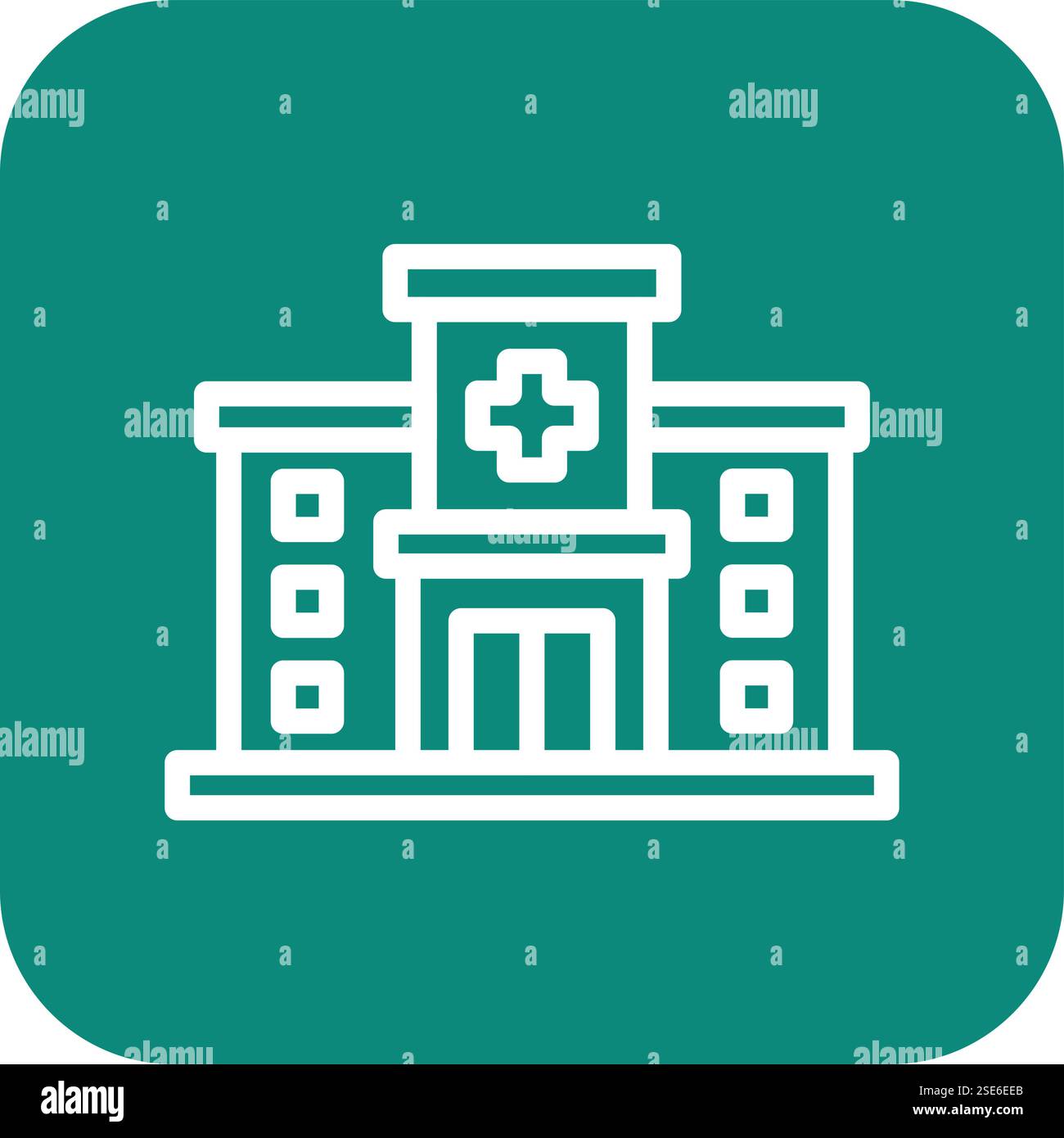 Hospital Vector Icon Design Illustration Stock Vector Image & Art - Alamy