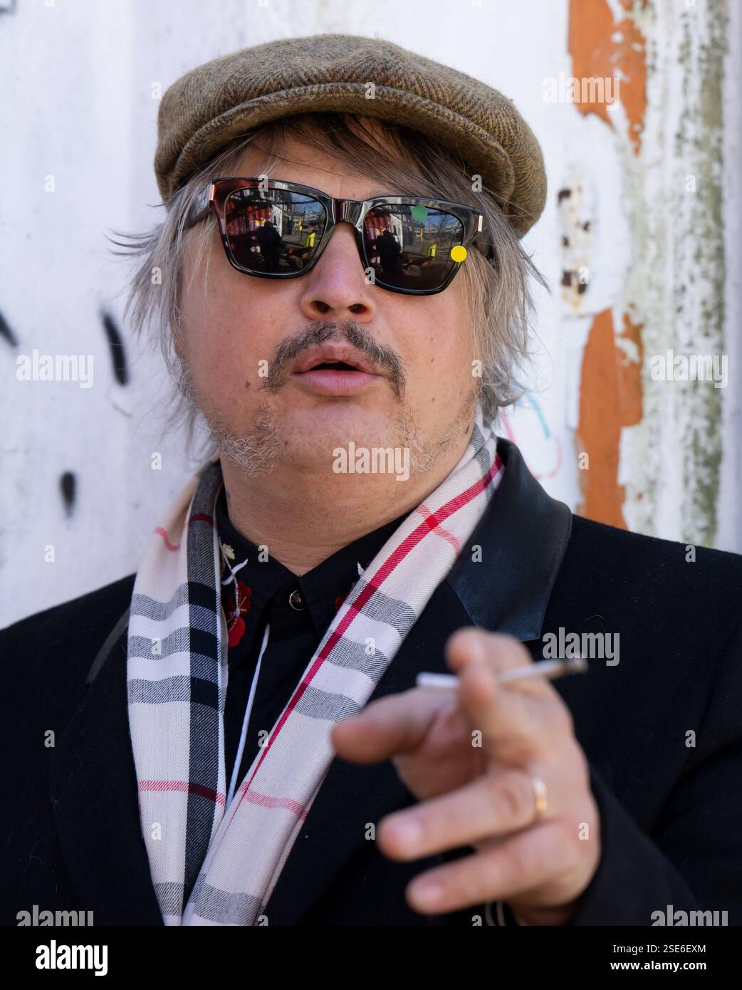 Munich, Germany. 08th Feb, 2025. British musician Peter Doherty ...