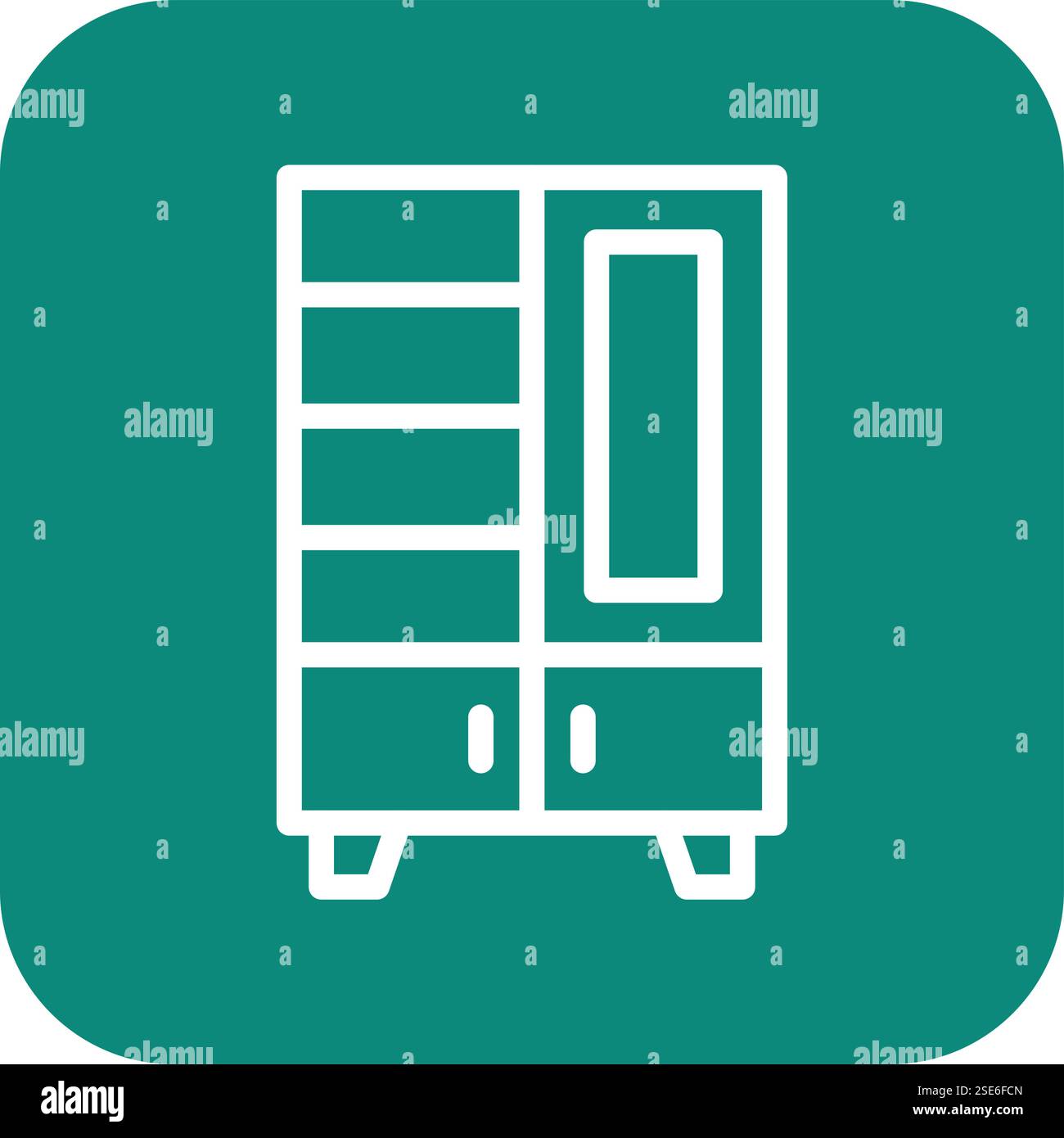 Showcase Vector Icon Design Illustration Stock Vector Image & Art - Alamy