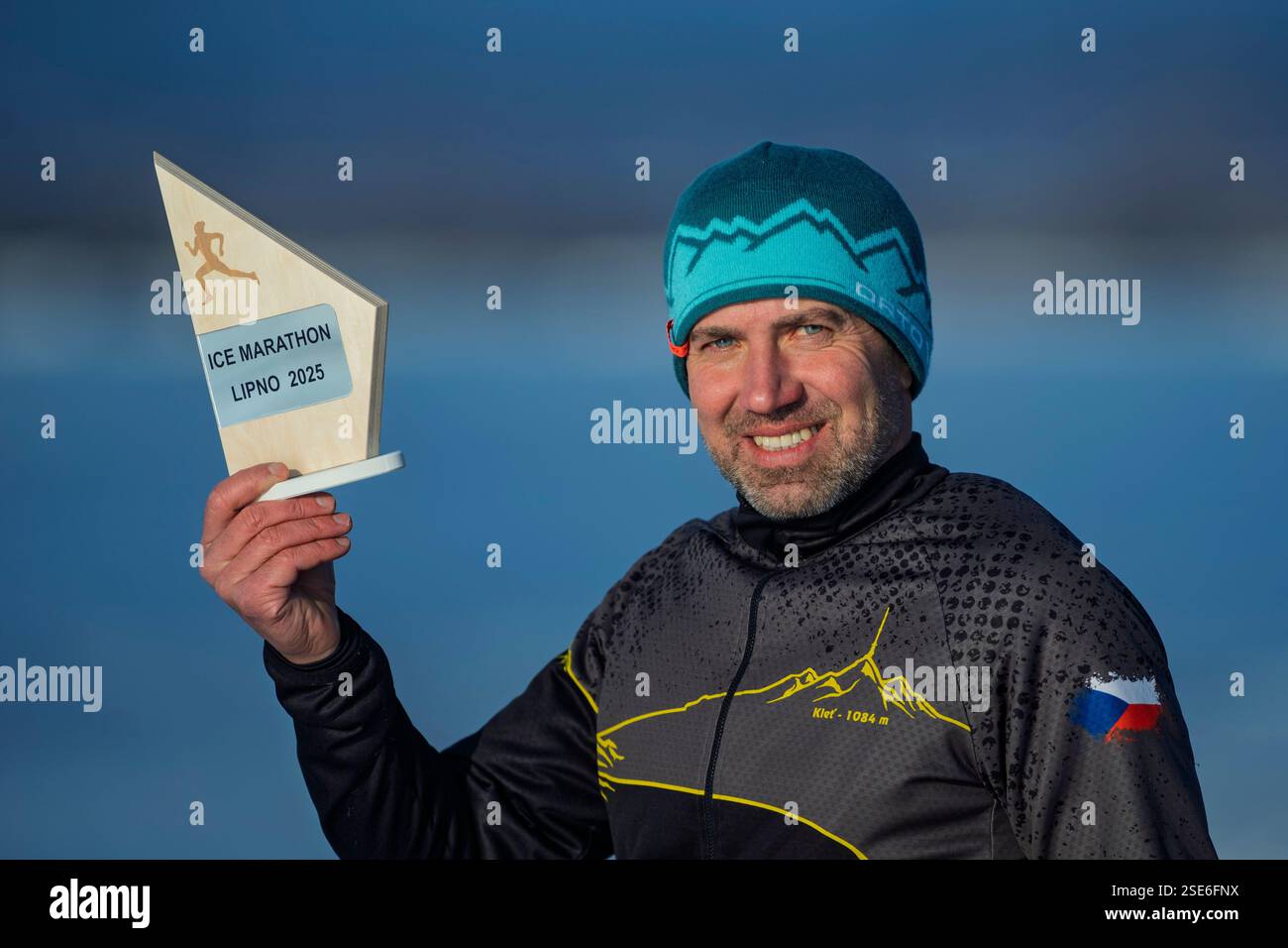 Cerna v Posumavi, Czech Republic. 8 Feb, 2025. The Lipno Ice Marathon ...