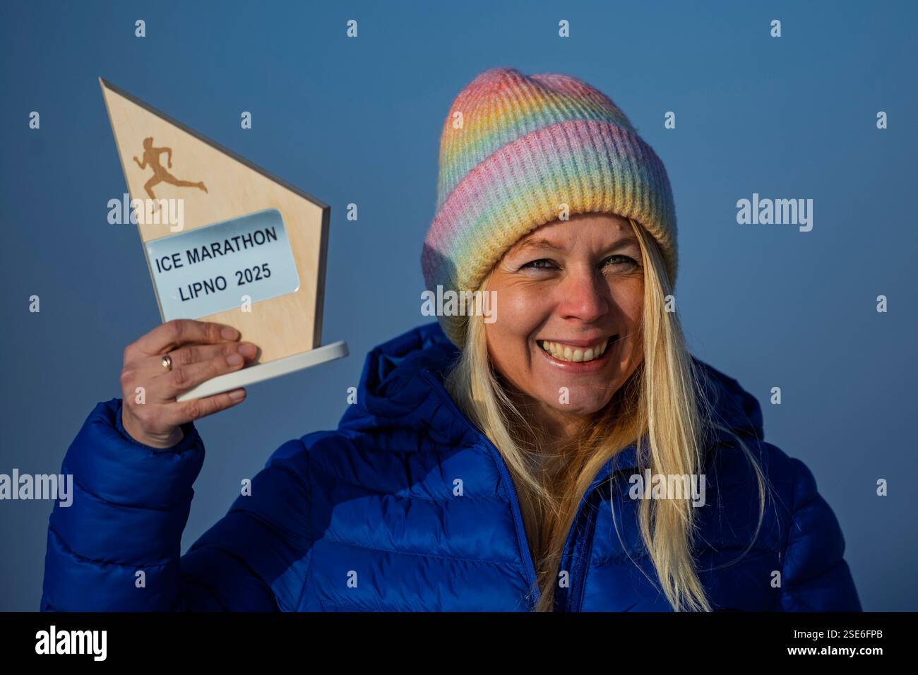 Cerna v Posumavi, Czech Republic. 8 Feb, 2025. The Lipno Ice Marathon ...
