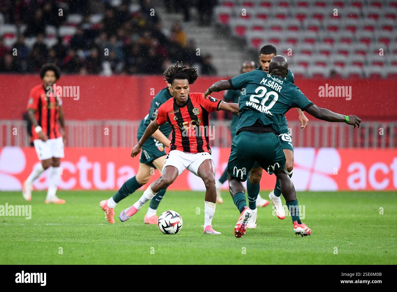 06 Hicham BOUDAOUI (ogcn) during the Ligue 1 McDonald's match between ...