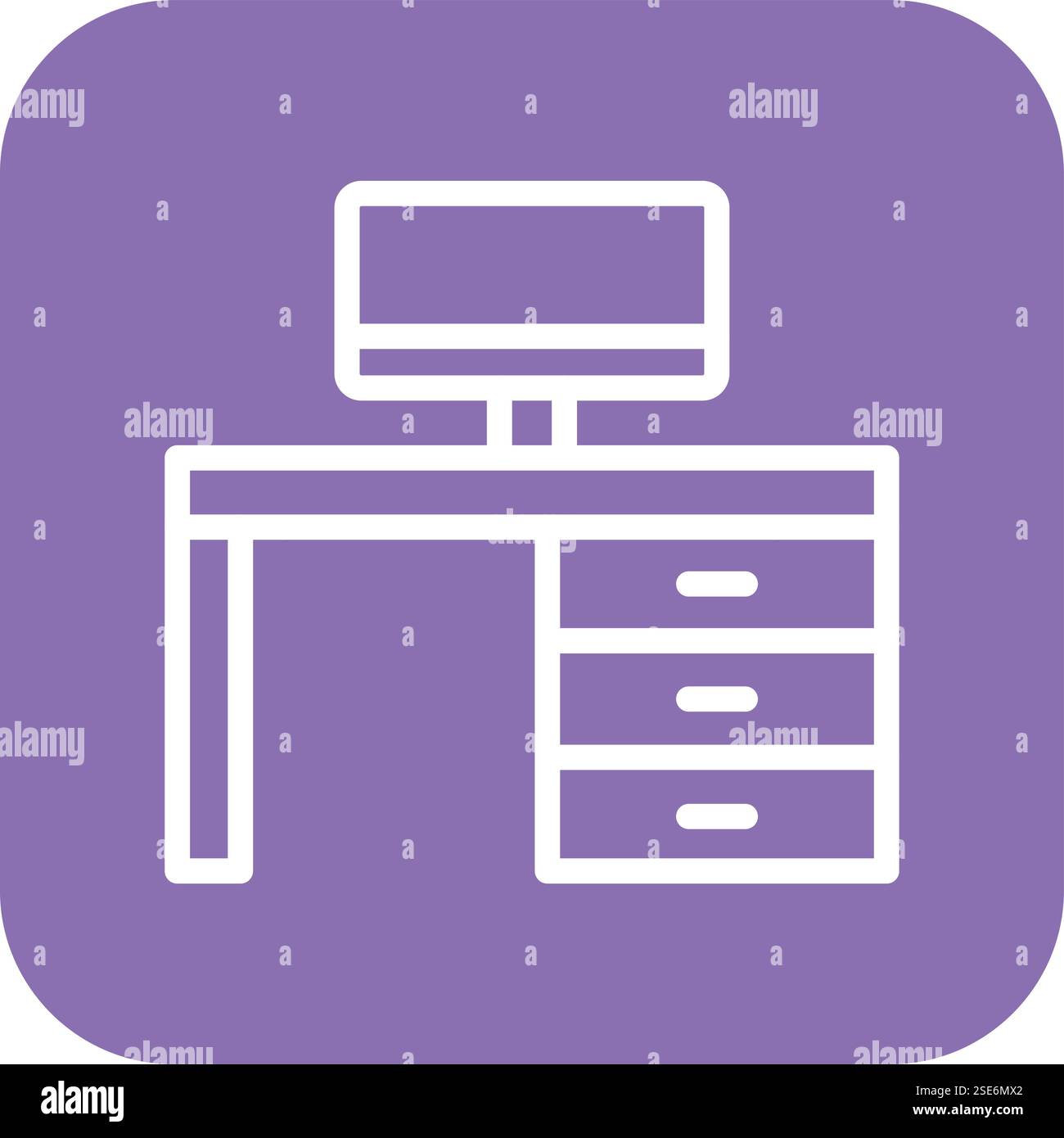 Workspace icon flat sign Stock Vector Images - Alamy