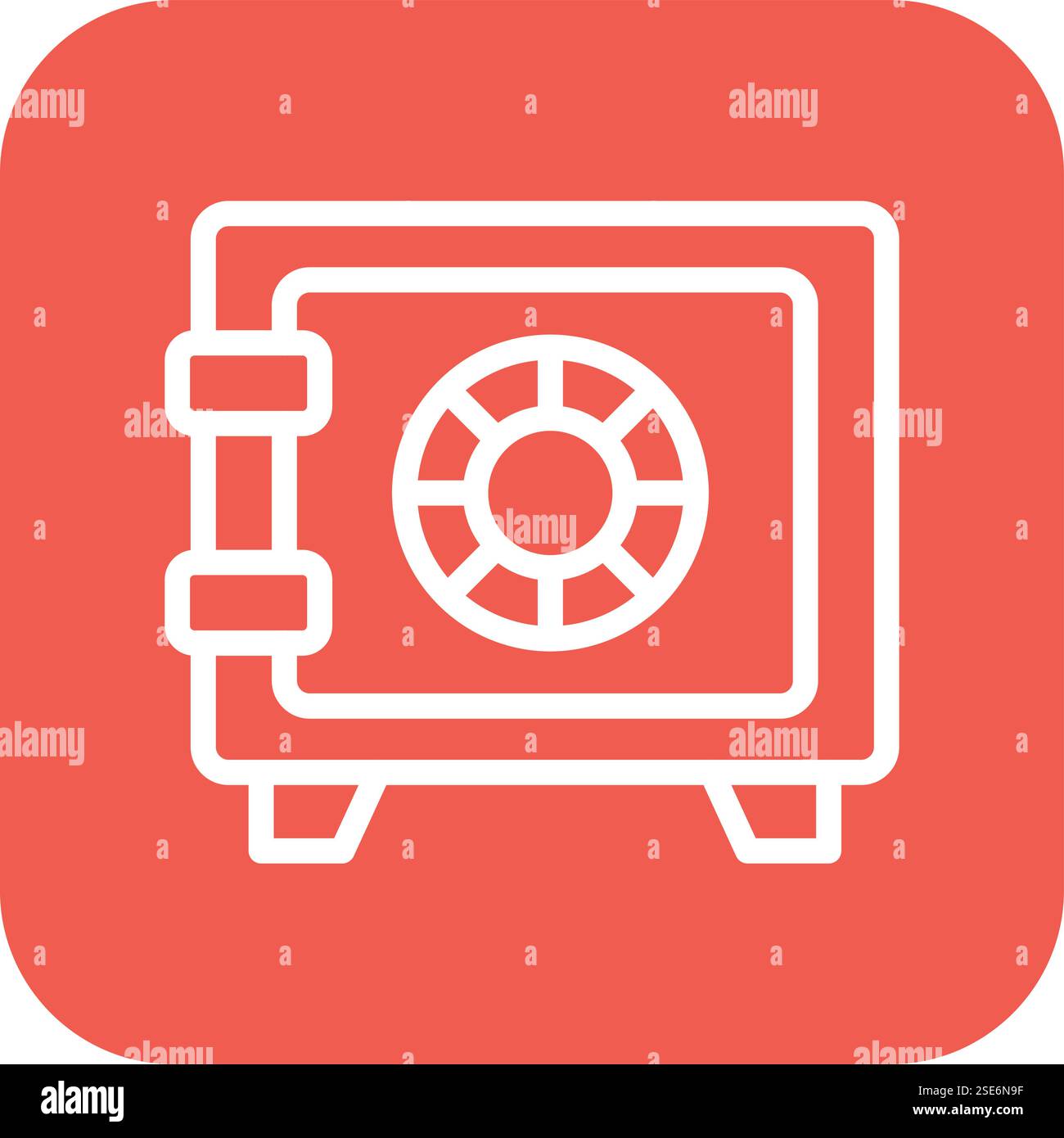 Safe Box Vector Icon Design Illustration Stock Vector Image & Art - Alamy