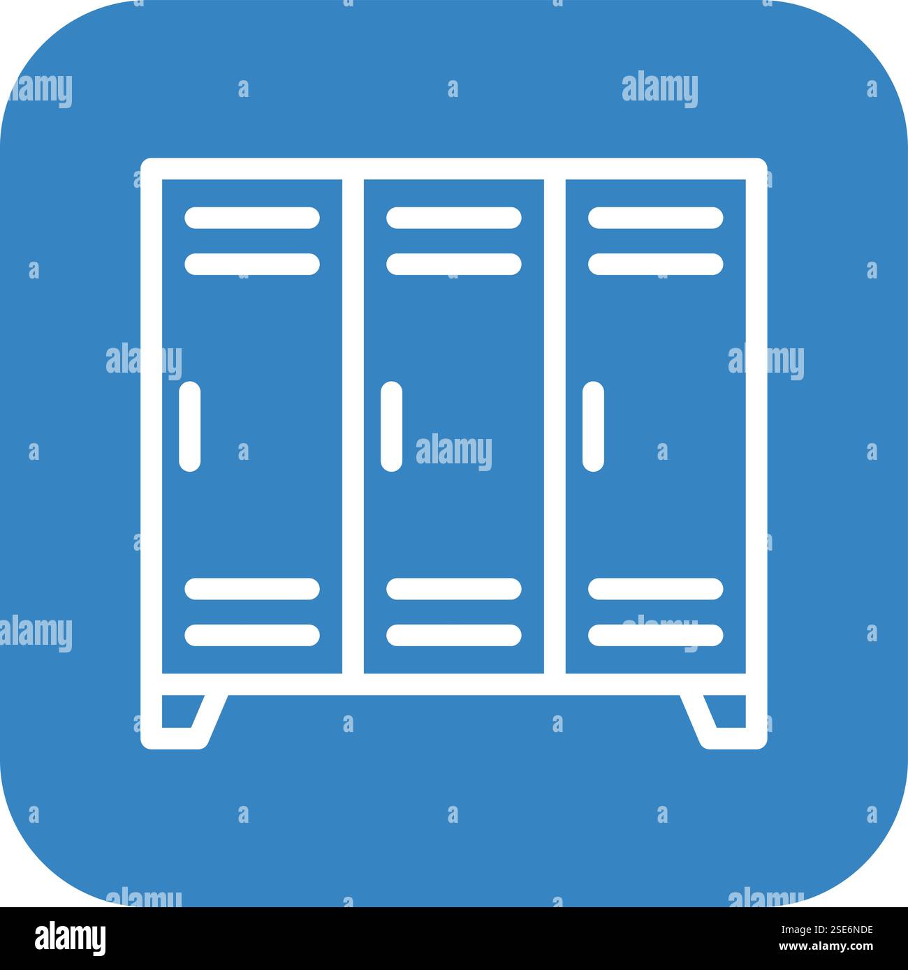 Locker Vector Icon Design Illustration Stock Vector Image & Art - Alamy