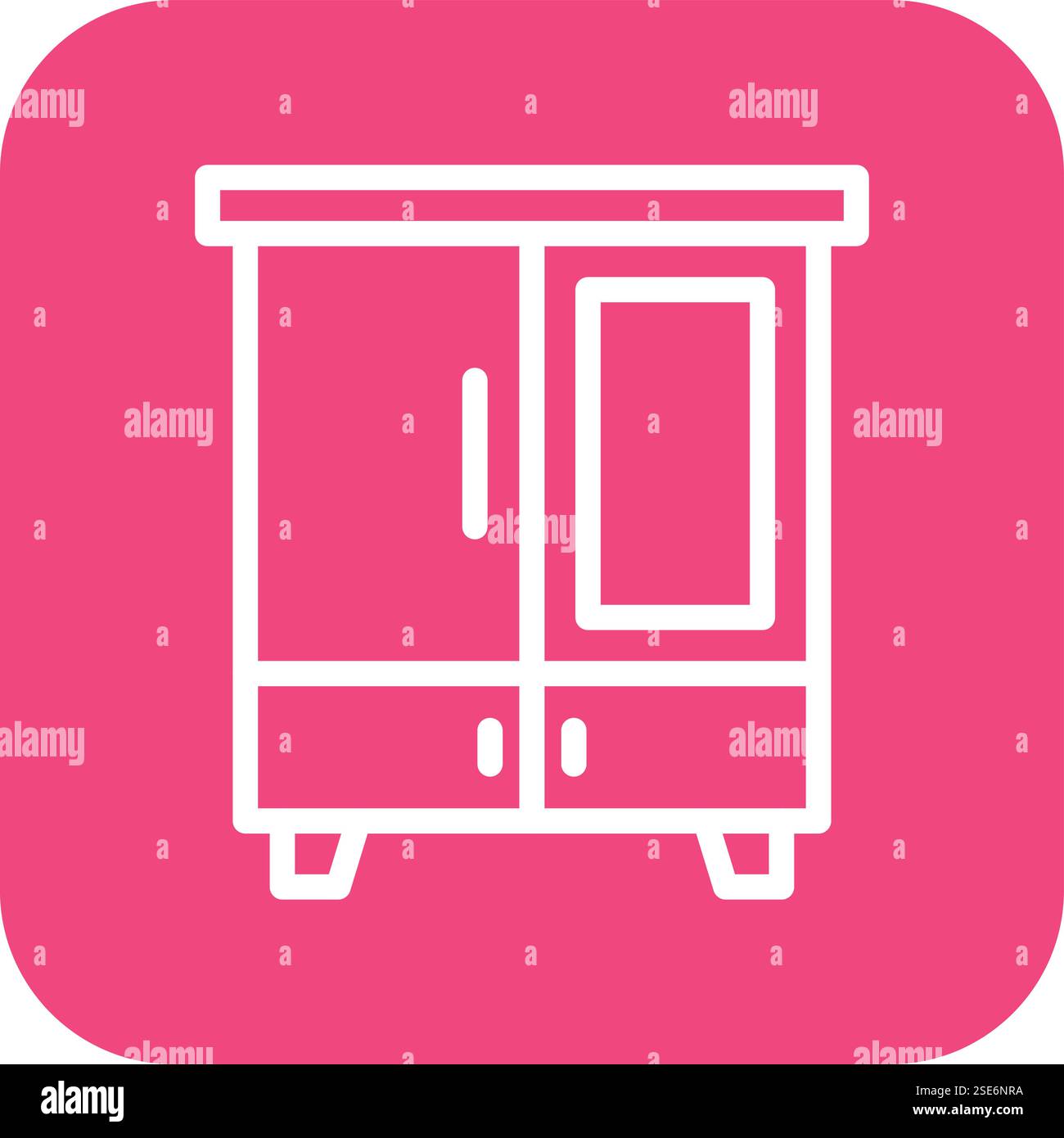 Wardrobe Vector Icon Design Illustration Stock Vector Image & Art - Alamy